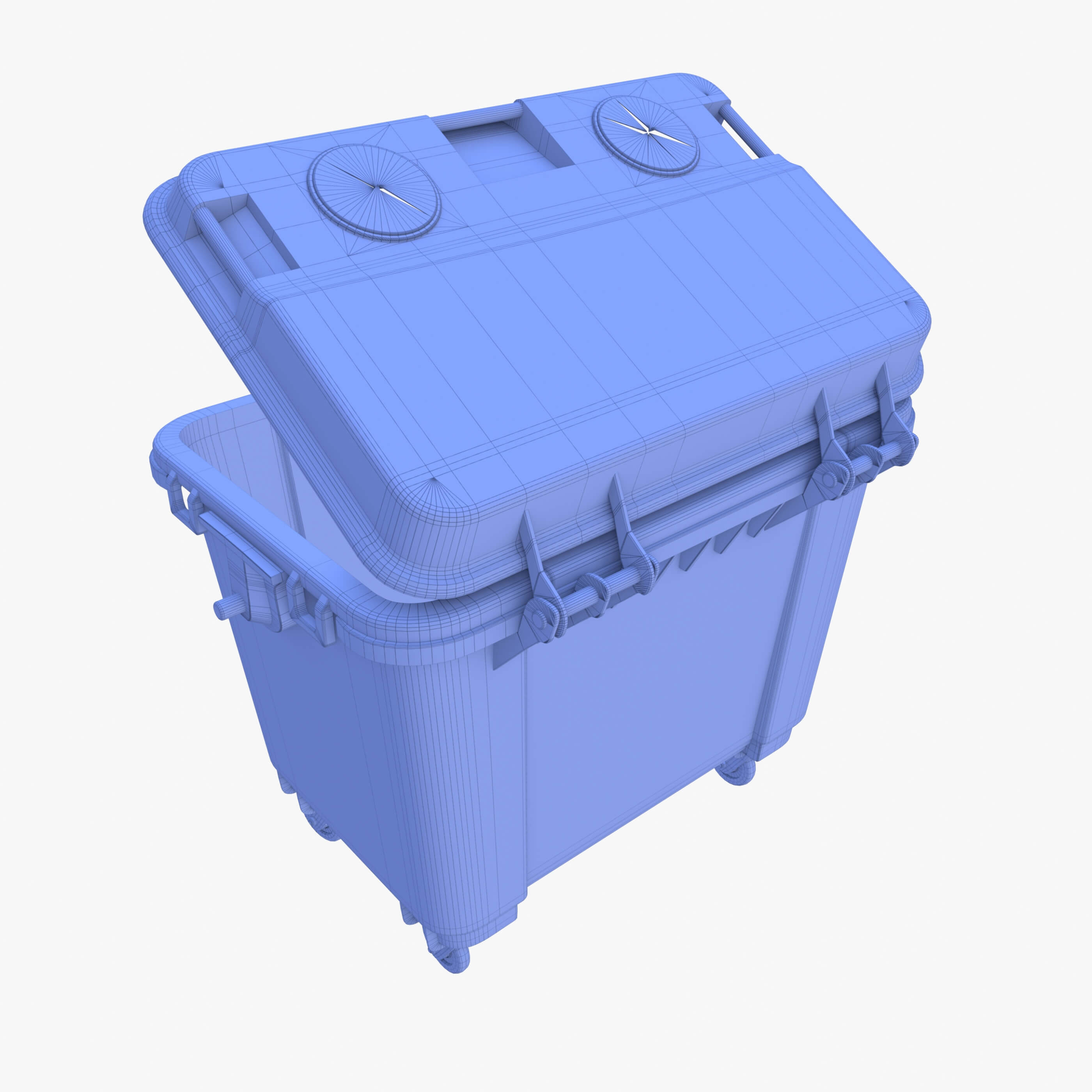 Dumpster V3 Yellow - 3D Model by dragosburian