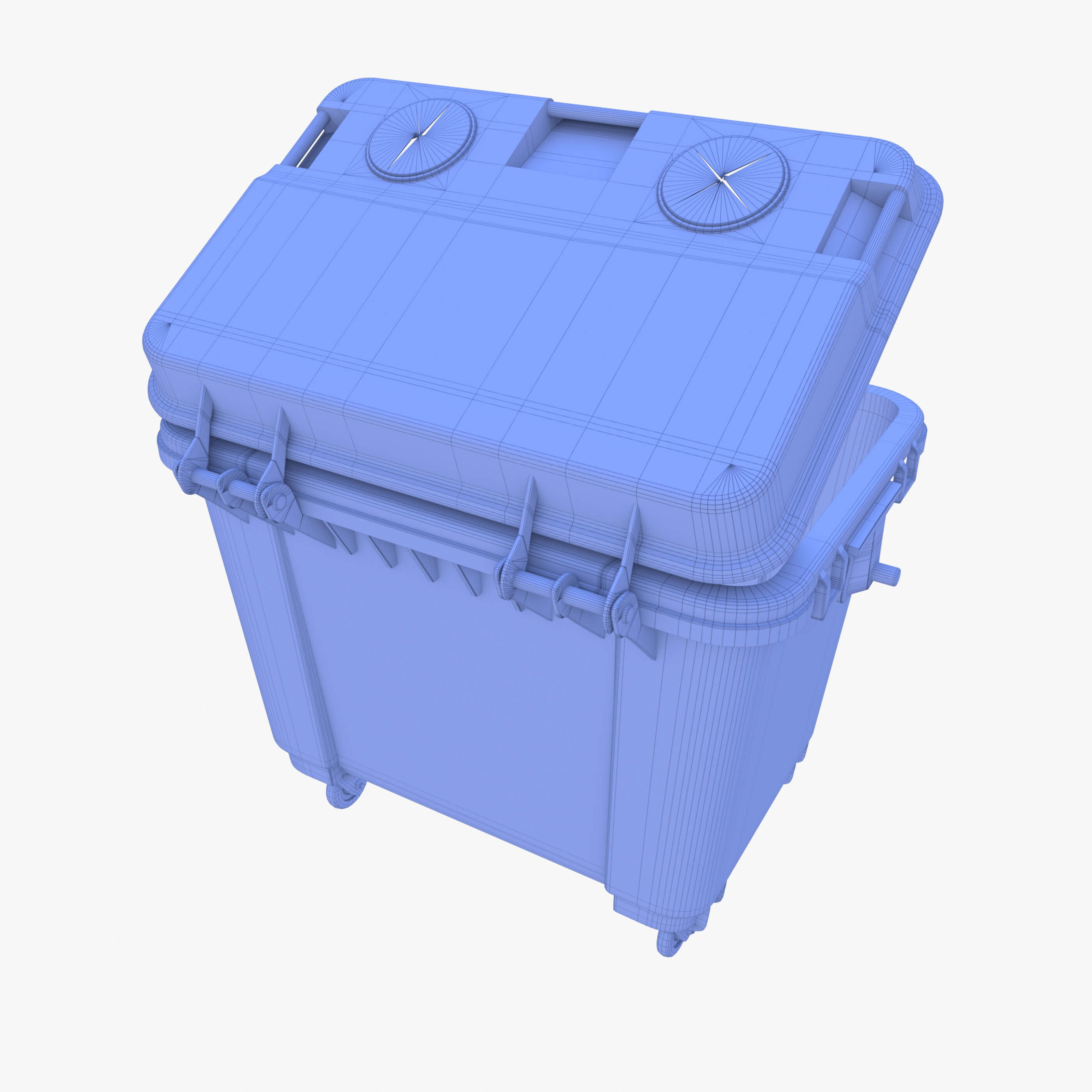 Dumpster V3 Yellow - 3D Model by dragosburian