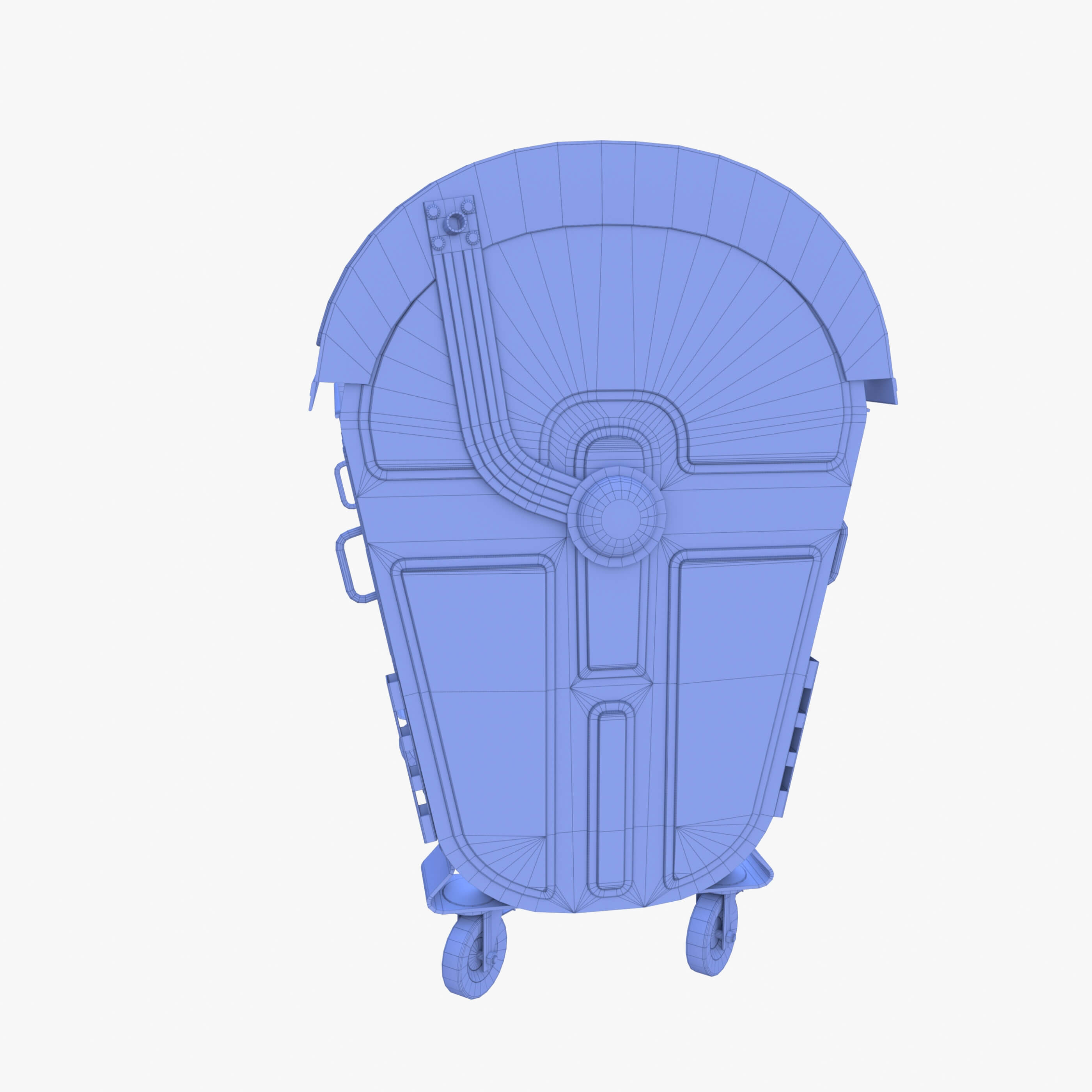 Dumpster V5 Weathered - 3D Model by dragosburian