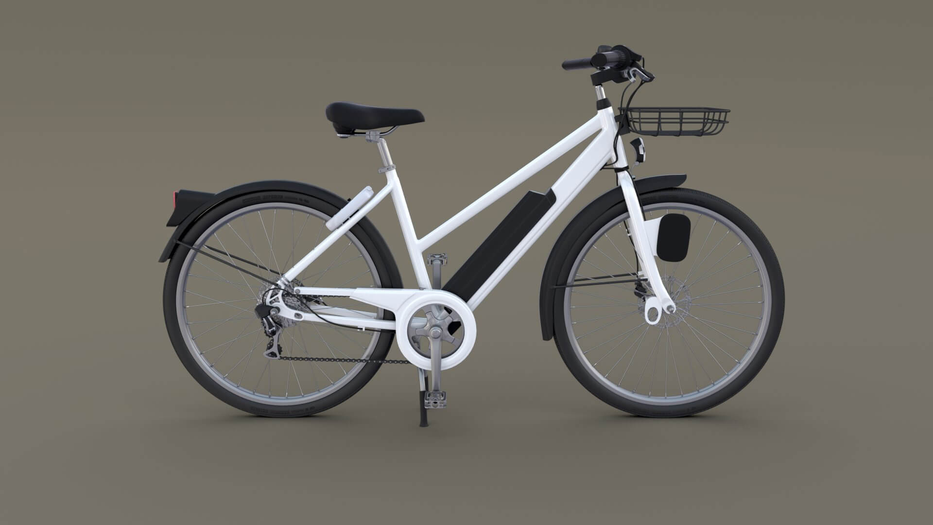 Electric Bicycle - 3D Model by dragosburian