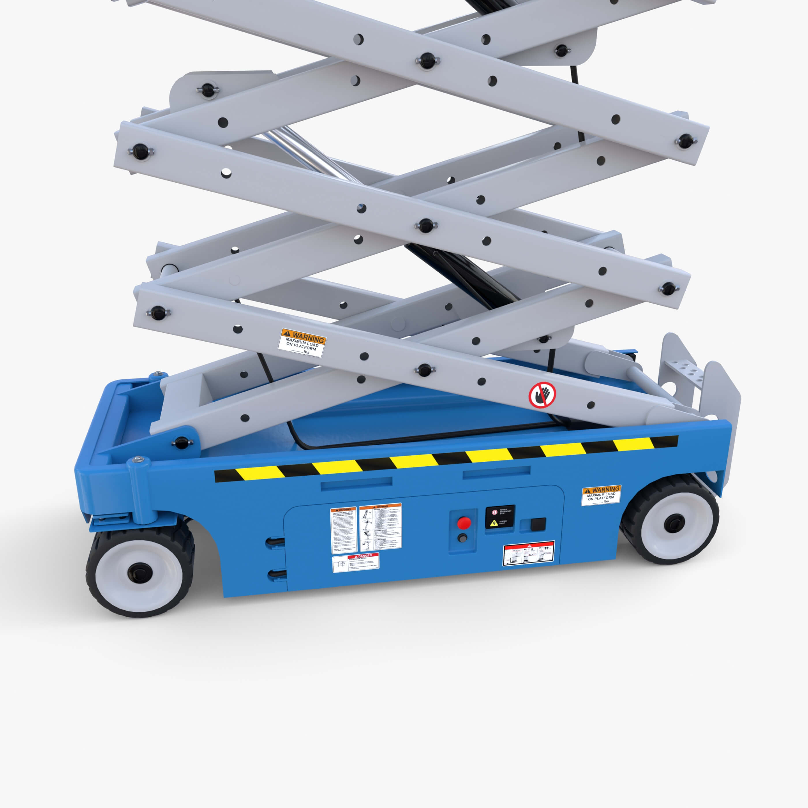 Electric Scissor Lift V1 - 3D Model by dragosburian