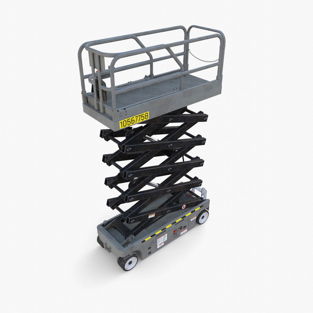 Electric Scissor Lift V3 - 3D Model by dragosburian