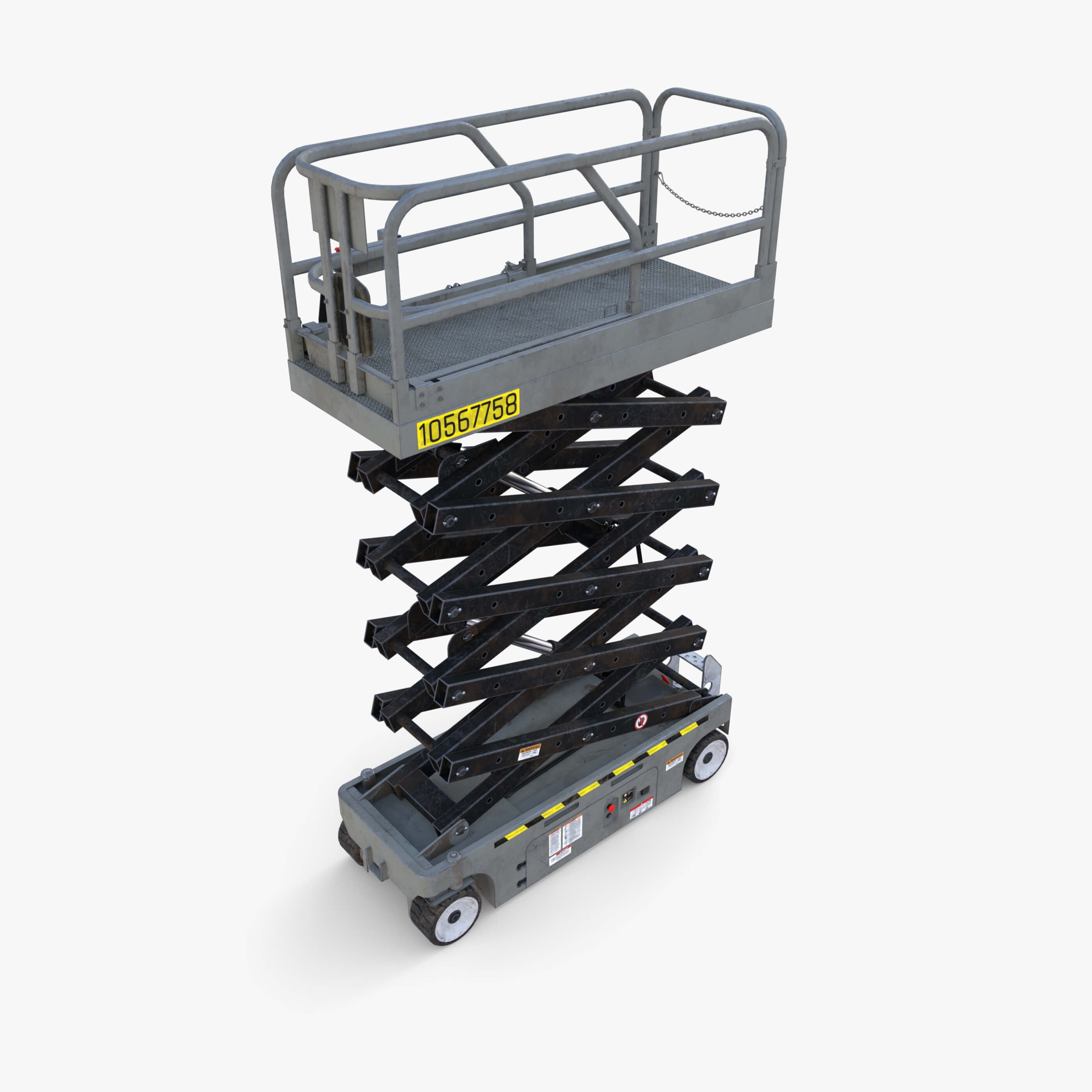 Electric Scissor Lift V3 - 3D Model by dragosburian