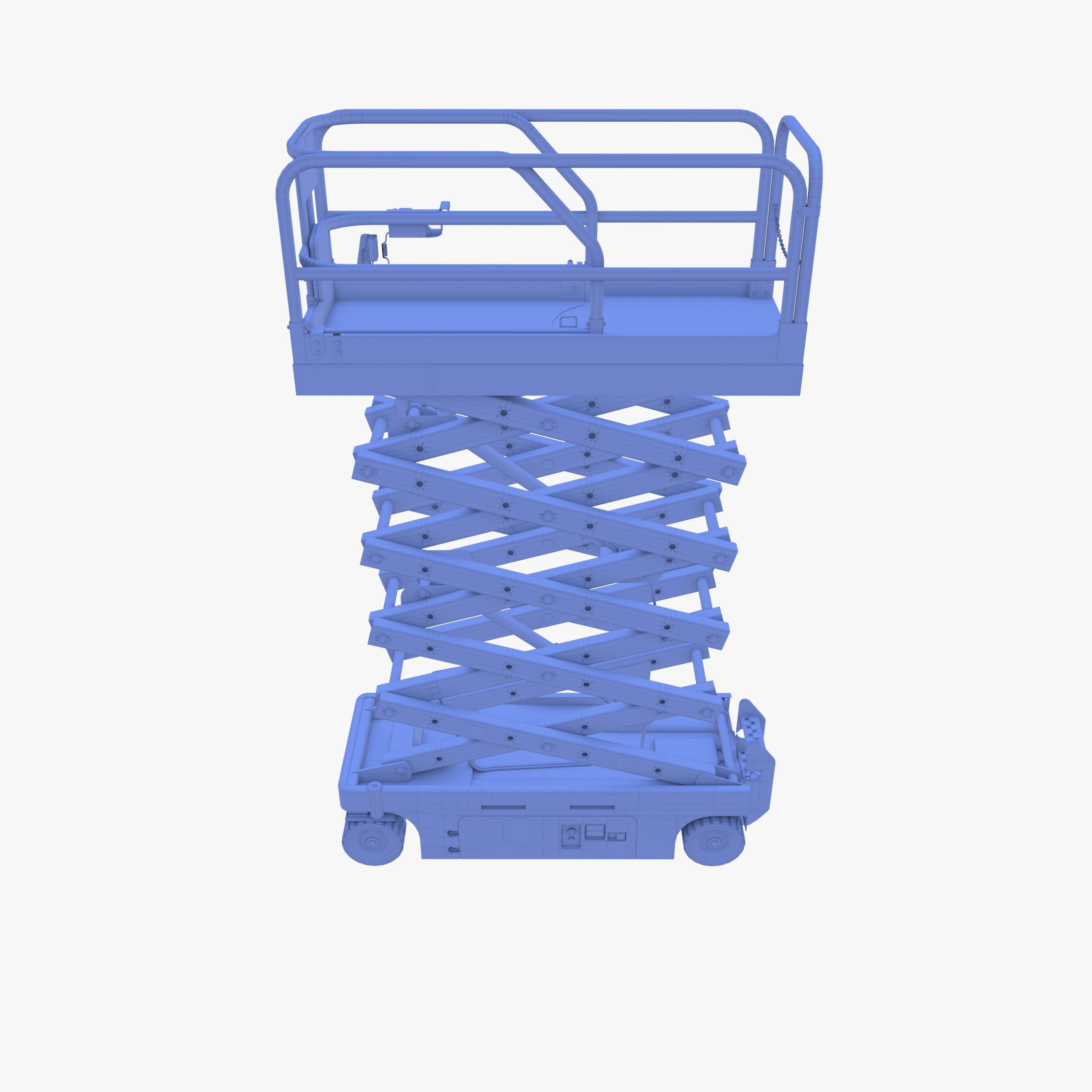 Electric Scissor Lift V3 - 3D Model by dragosburian