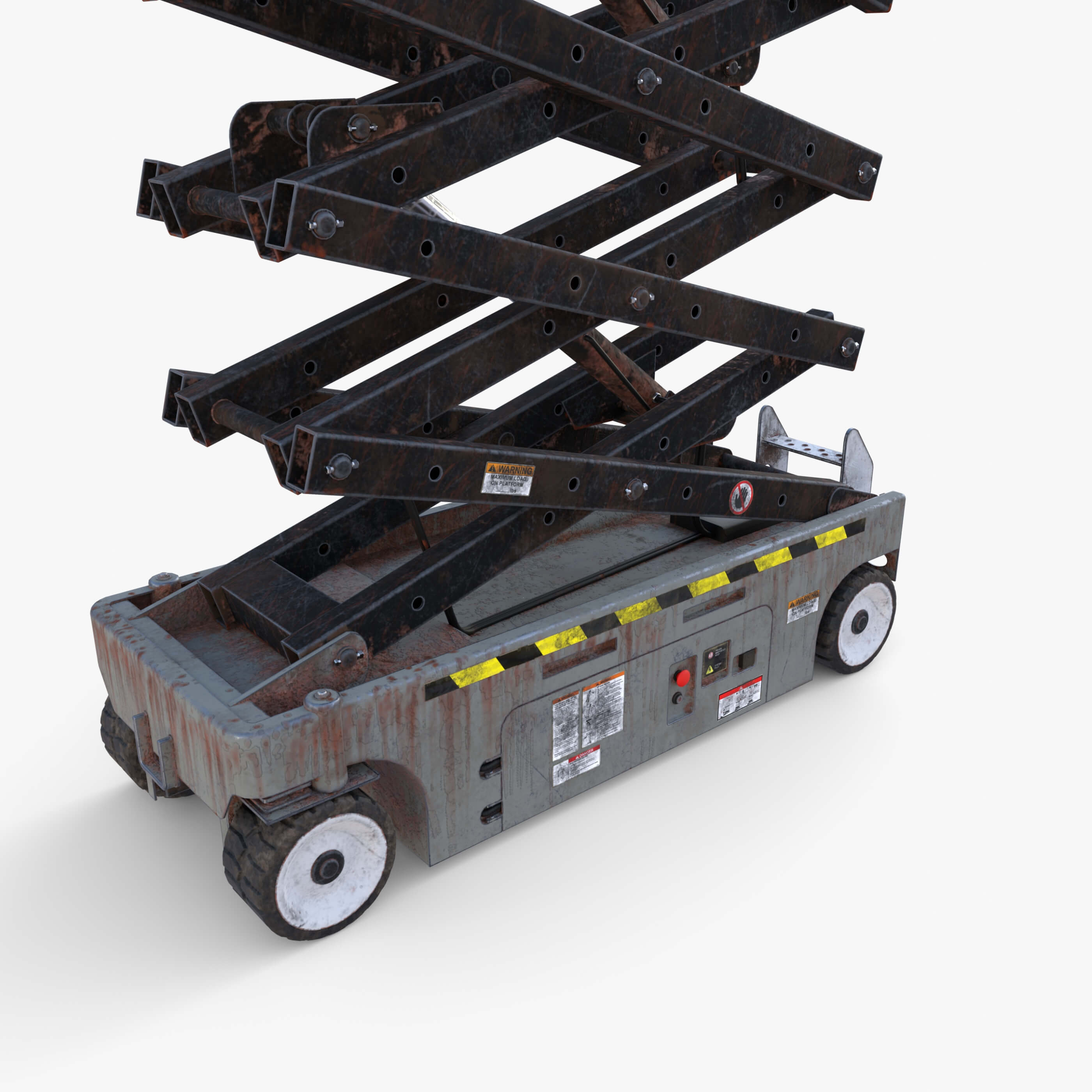 Electric Scissor Lift V4 - 3D Model by dragosburian