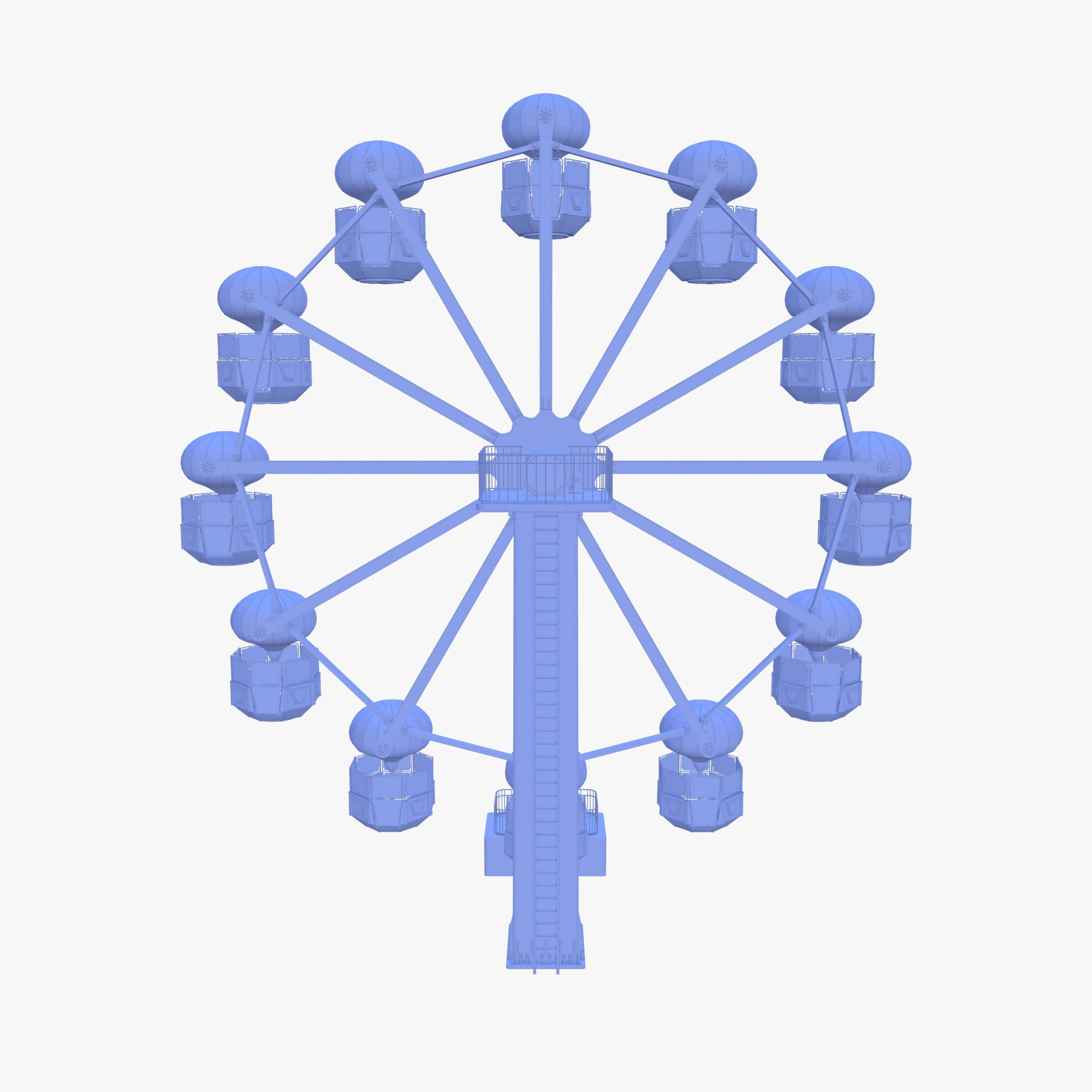 Ferris Wheel V1 - 3D Model by dragosburian