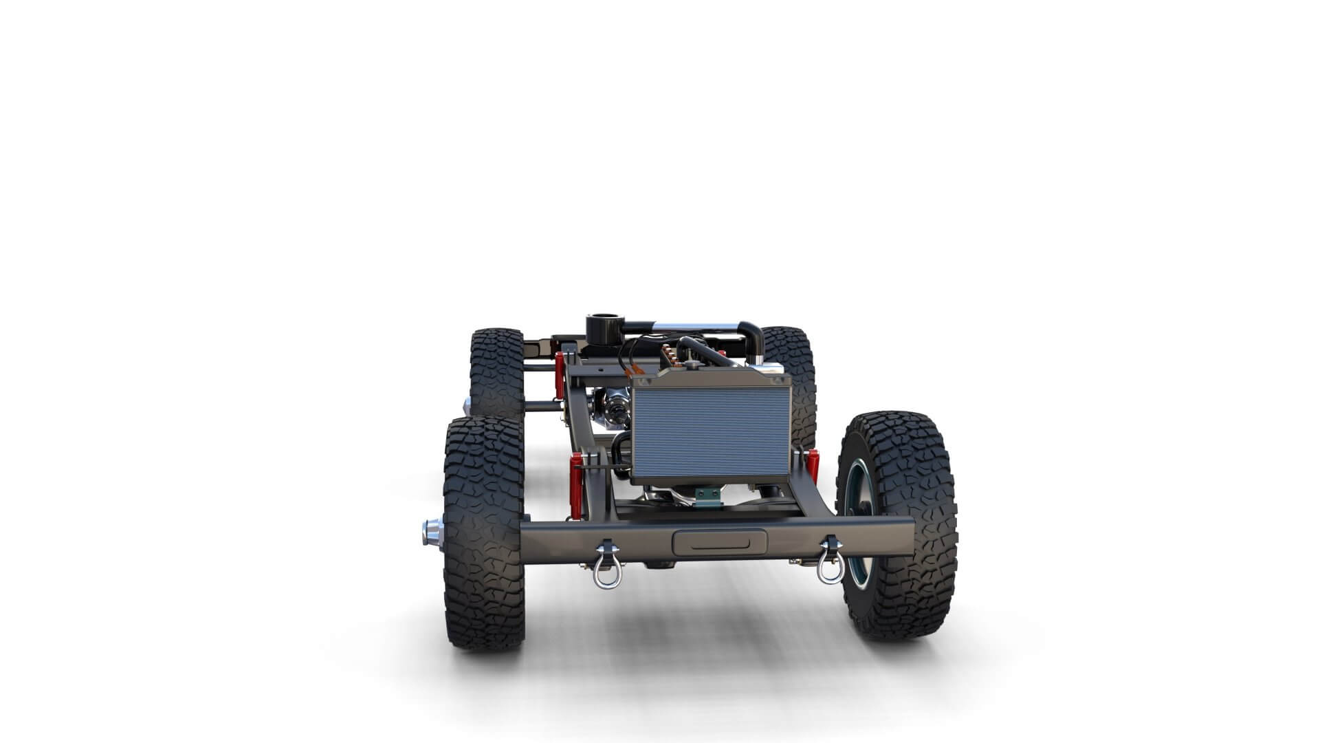 Full Offroad Vehicle Chassis - 3D Model by dragosburian