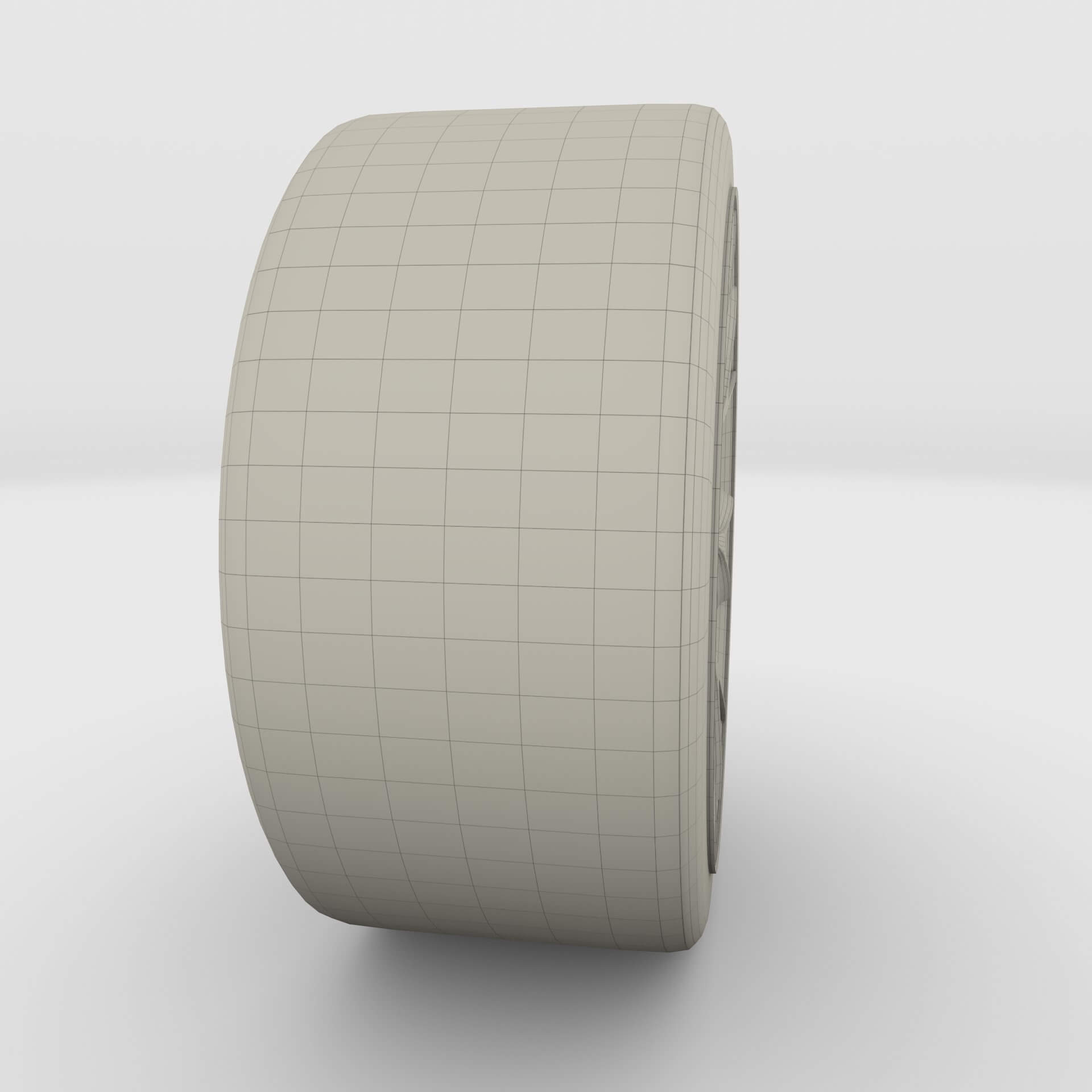 Full Tesla Roadster Wheel - 3D Model by dragosburian