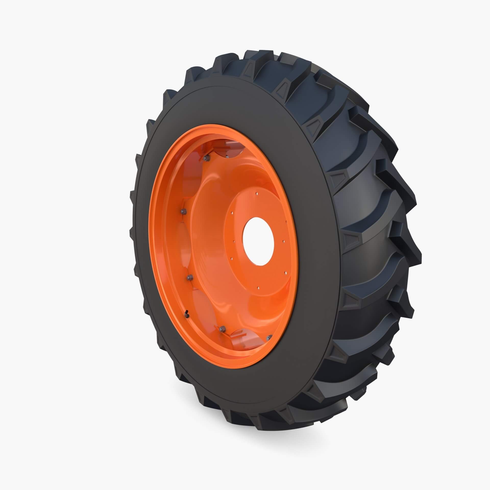 Full Tractor Wheel V2 - 3D Model by dragosburian
