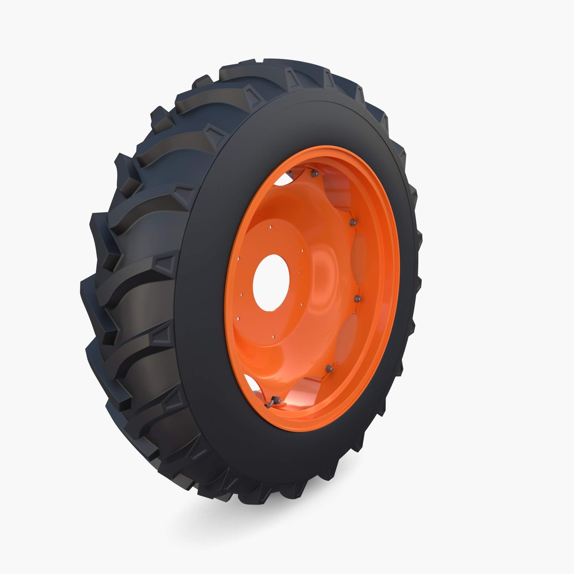 Full Tractor Wheel V2 - 3D Model by dragosburian
