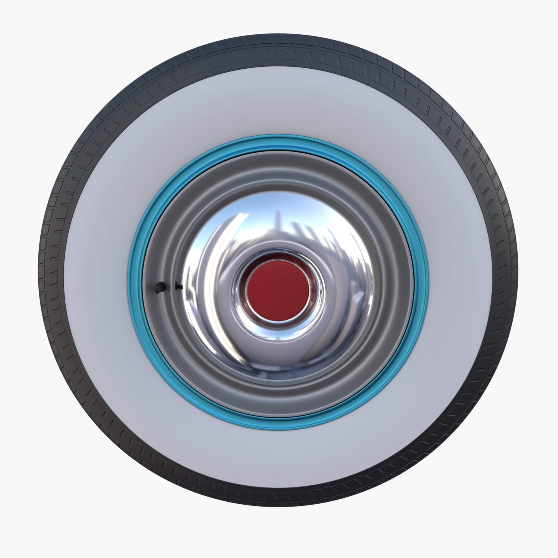 Generic 40s Car Wheel - 3D Model by dragosburian