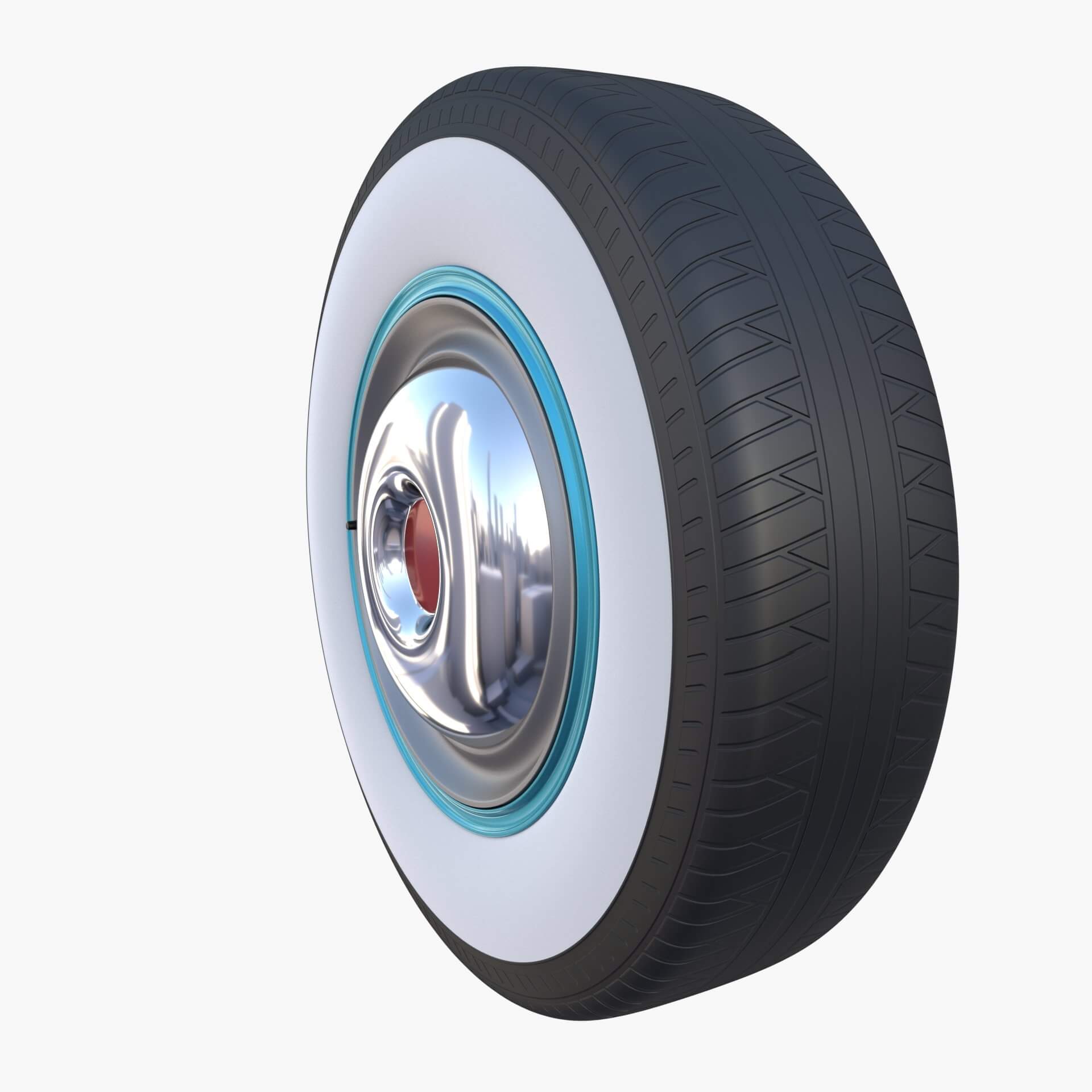 Generic 40s Car Wheel - 3D Model by dragosburian