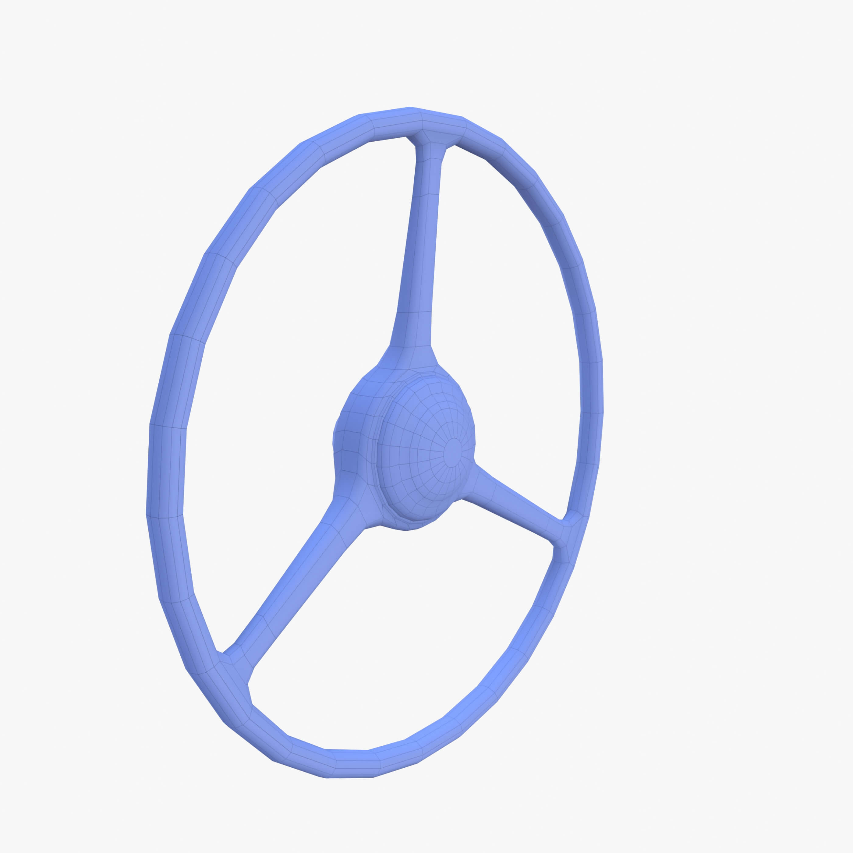 Generic 40s Van Steering Wheel - 3D Model by dragosburian