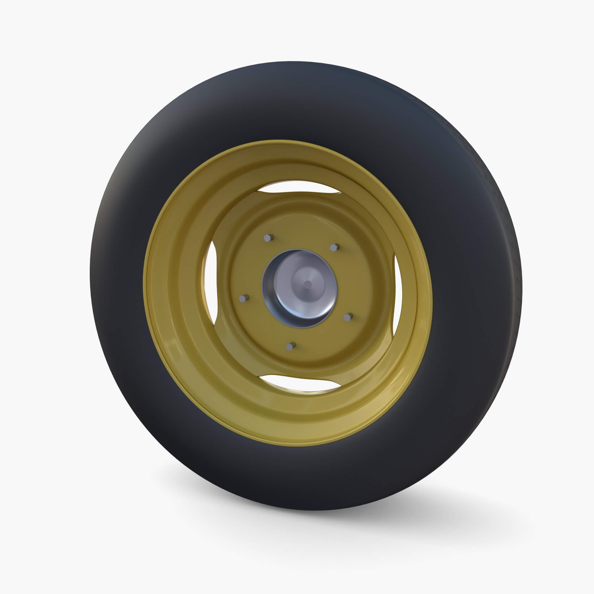 Generic 40s Van Wheel - 3D Model by dragosburian