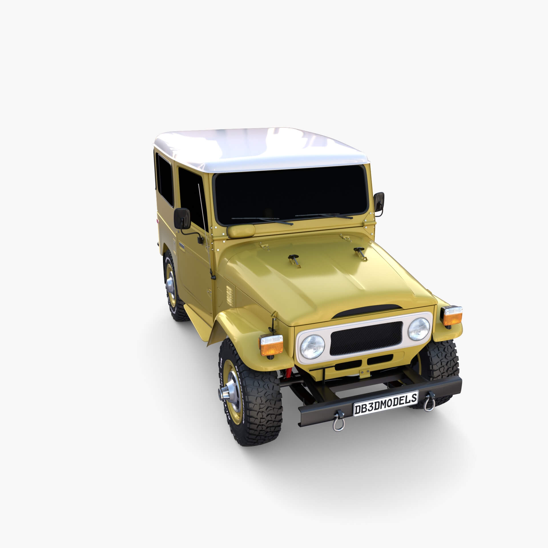 Generic 4x4 Car V1 - 3D Model by dragosburian
