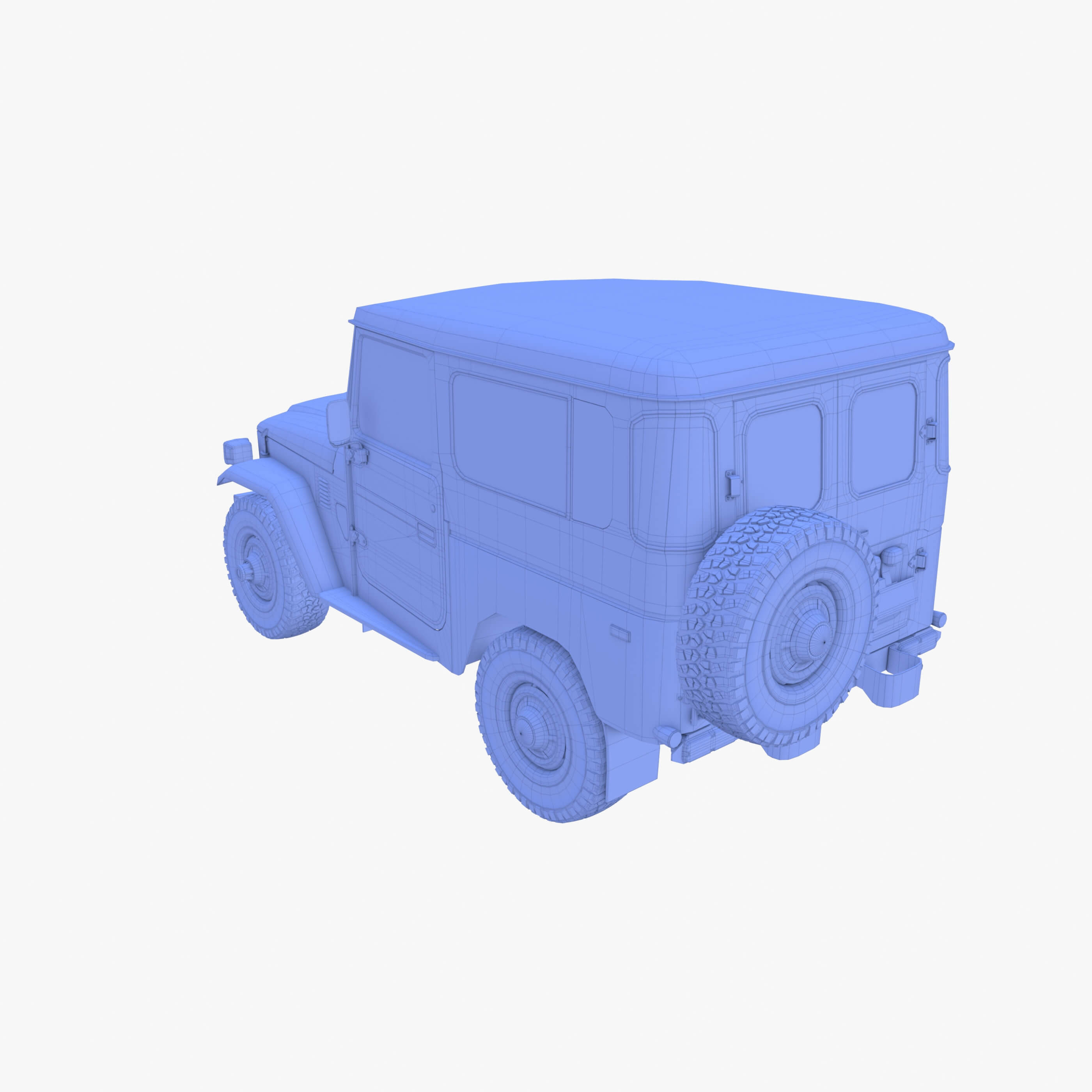 Generic 4x4 Car V1 - 3D Model by dragosburian