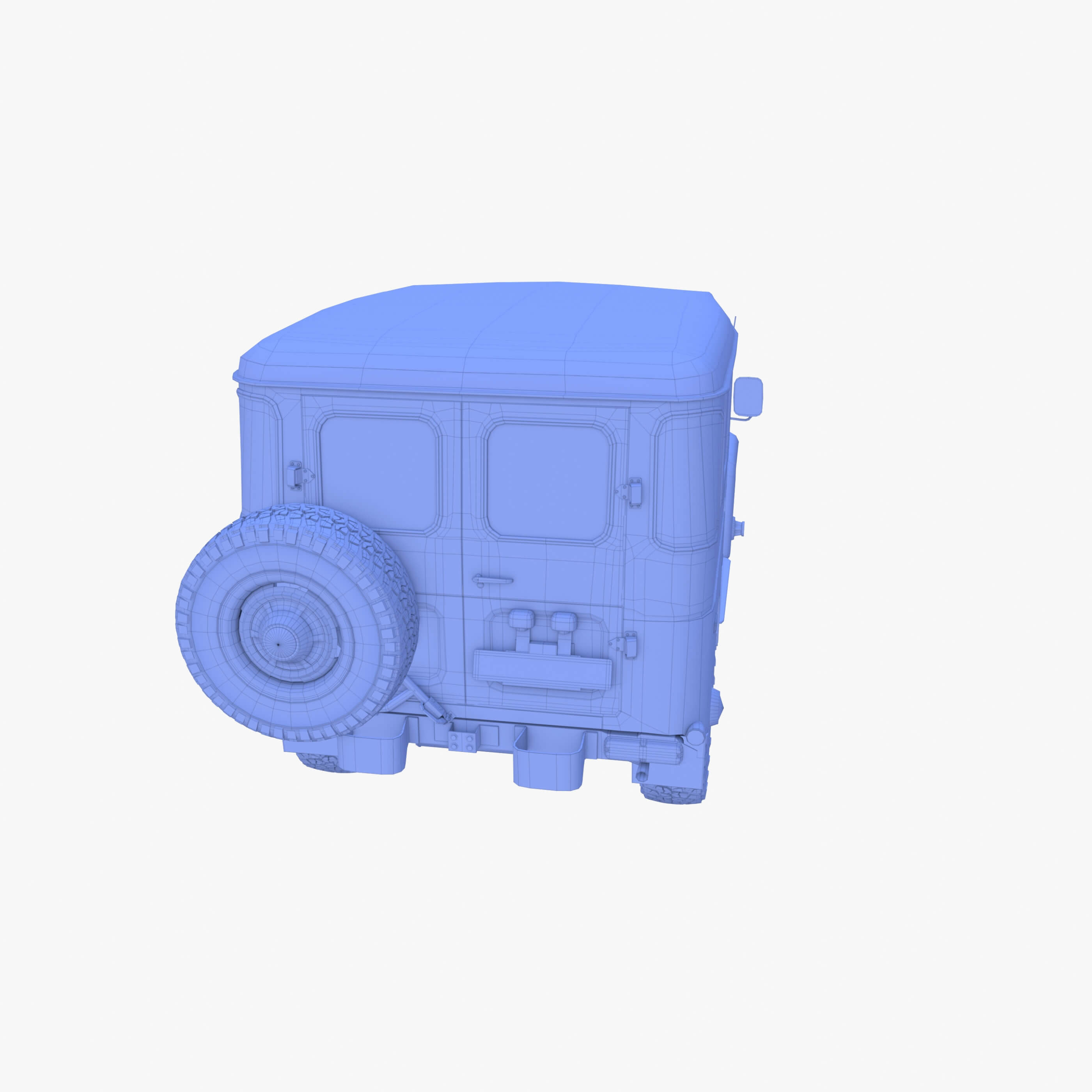 Generic 4x4 Car V1 - 3D Model by dragosburian