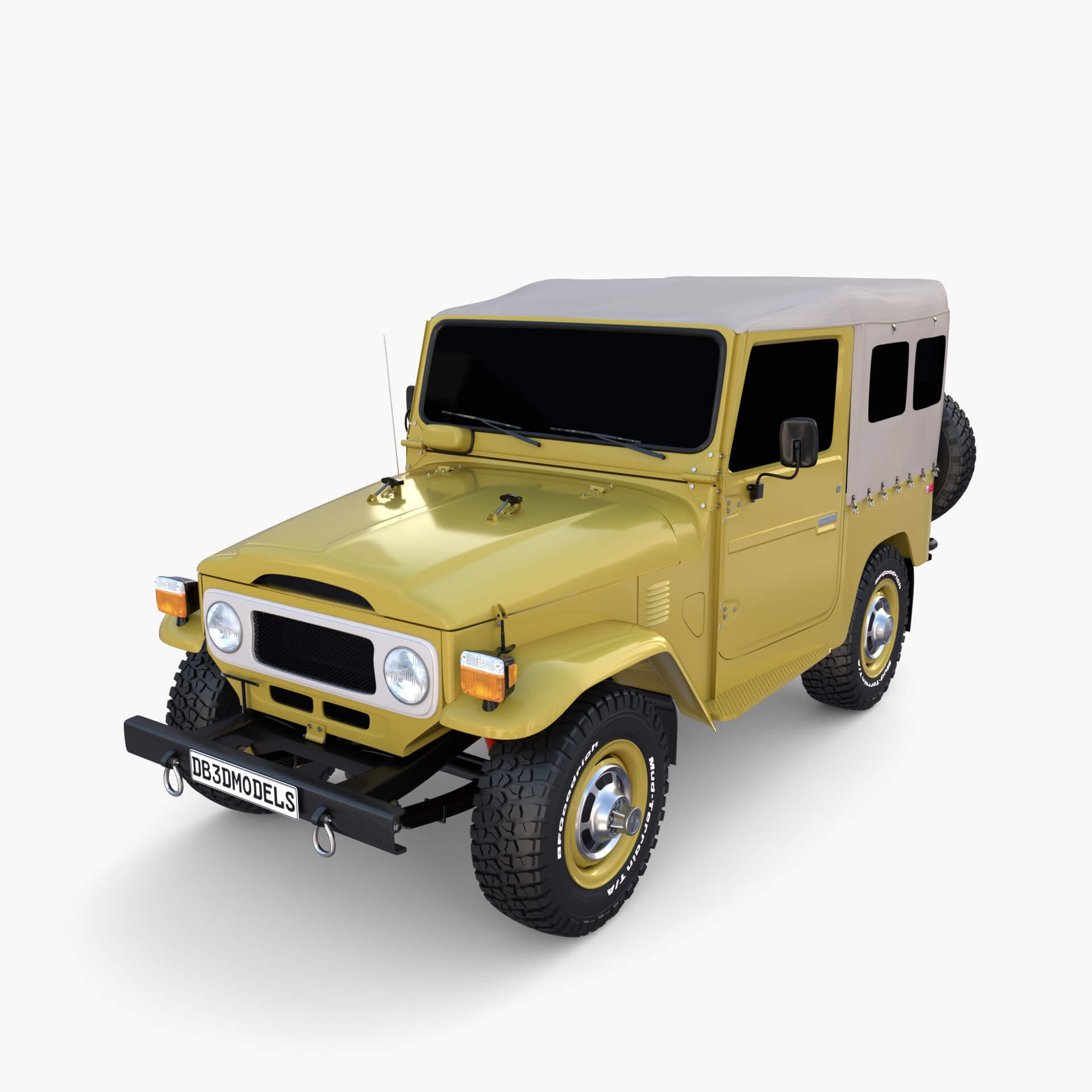 Generic 4x4 Car V2 - 3D Model by dragosburian