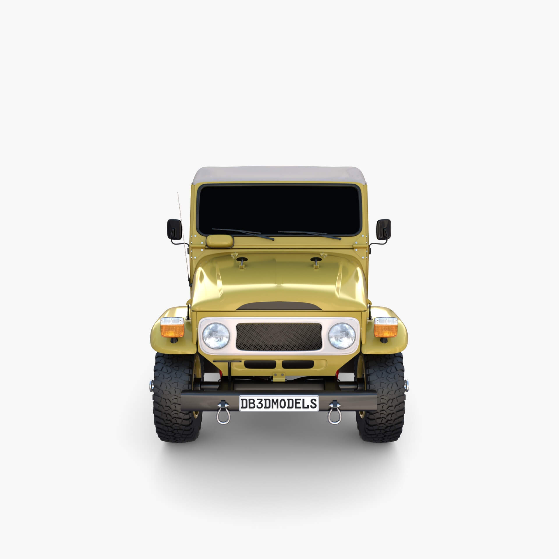 Generic 4x4 Car V2 - 3D Model by dragosburian