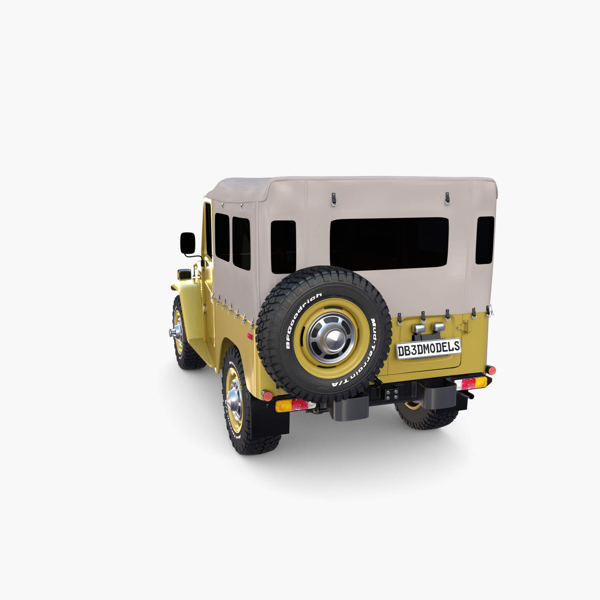 Generic 4x4 Car V2 - 3D Model by dragosburian