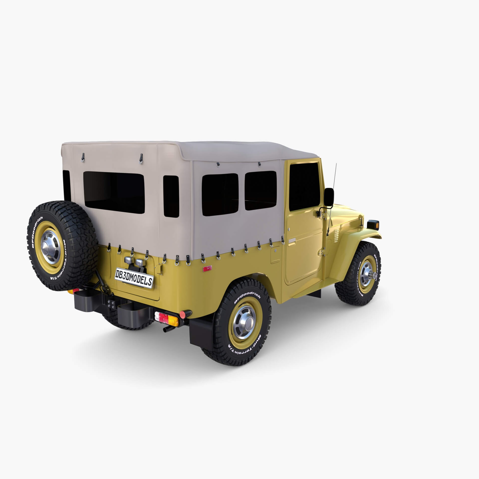 Generic 4x4 Car V2 - 3D Model by dragosburian