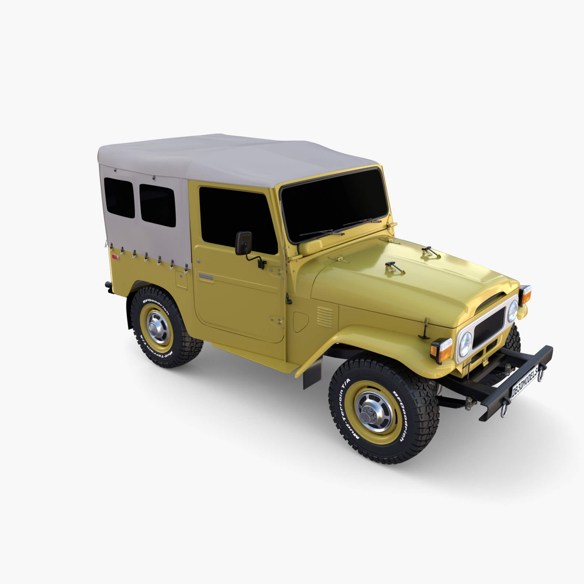 Generic 4x4 Car V2 - 3D Model by dragosburian