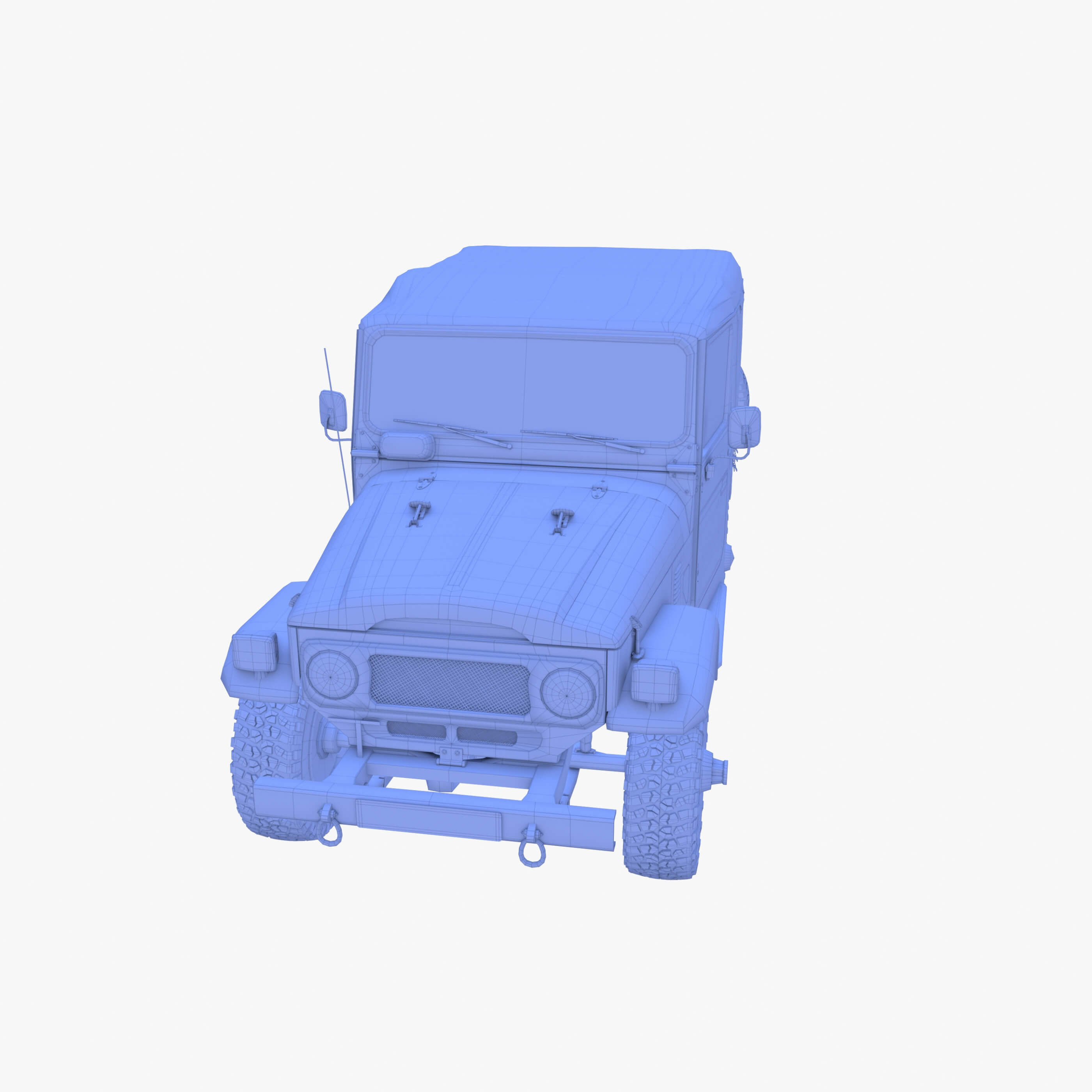 Generic 4x4 Car V2 - 3D Model by dragosburian