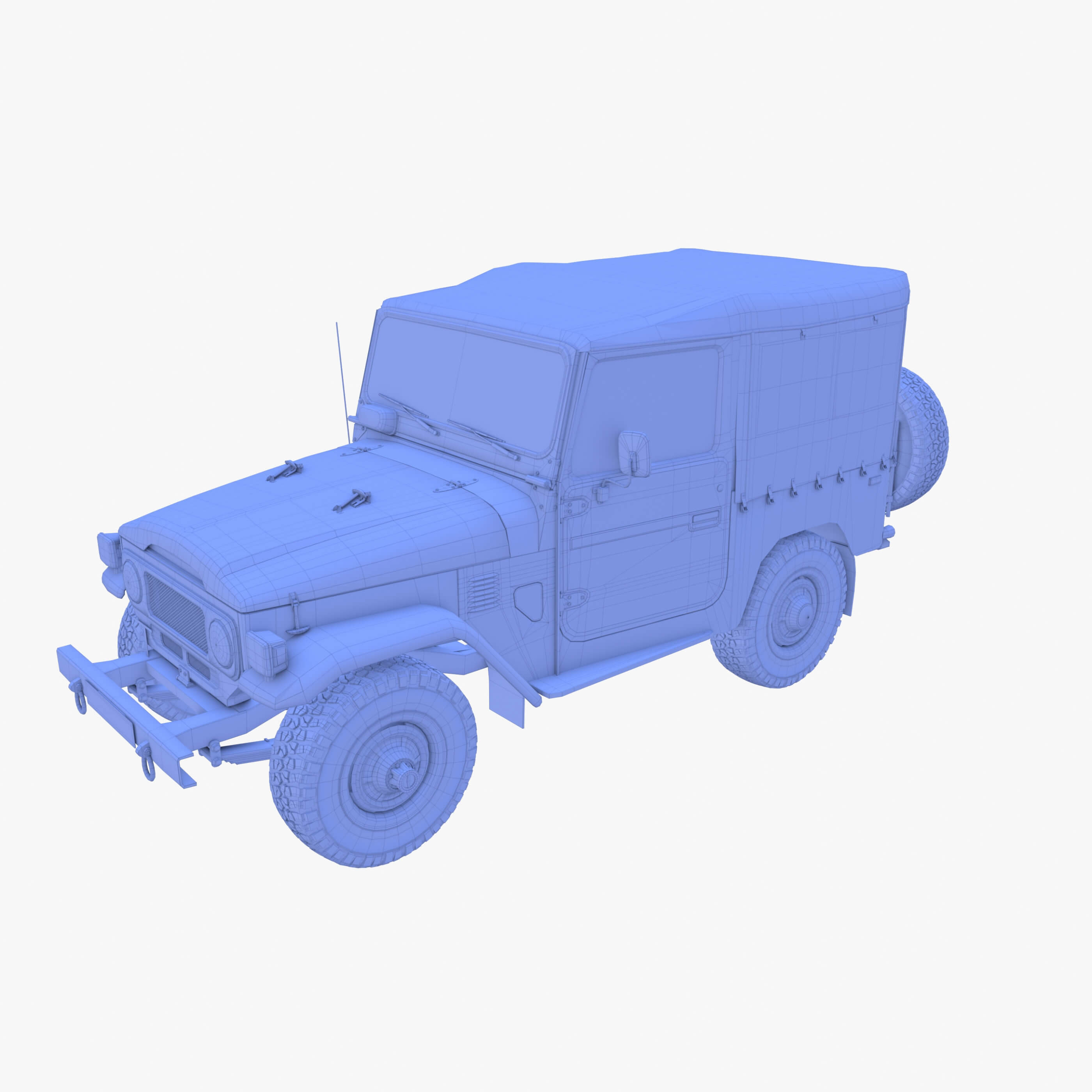 Generic 4x4 Car V2 - 3D Model by dragosburian