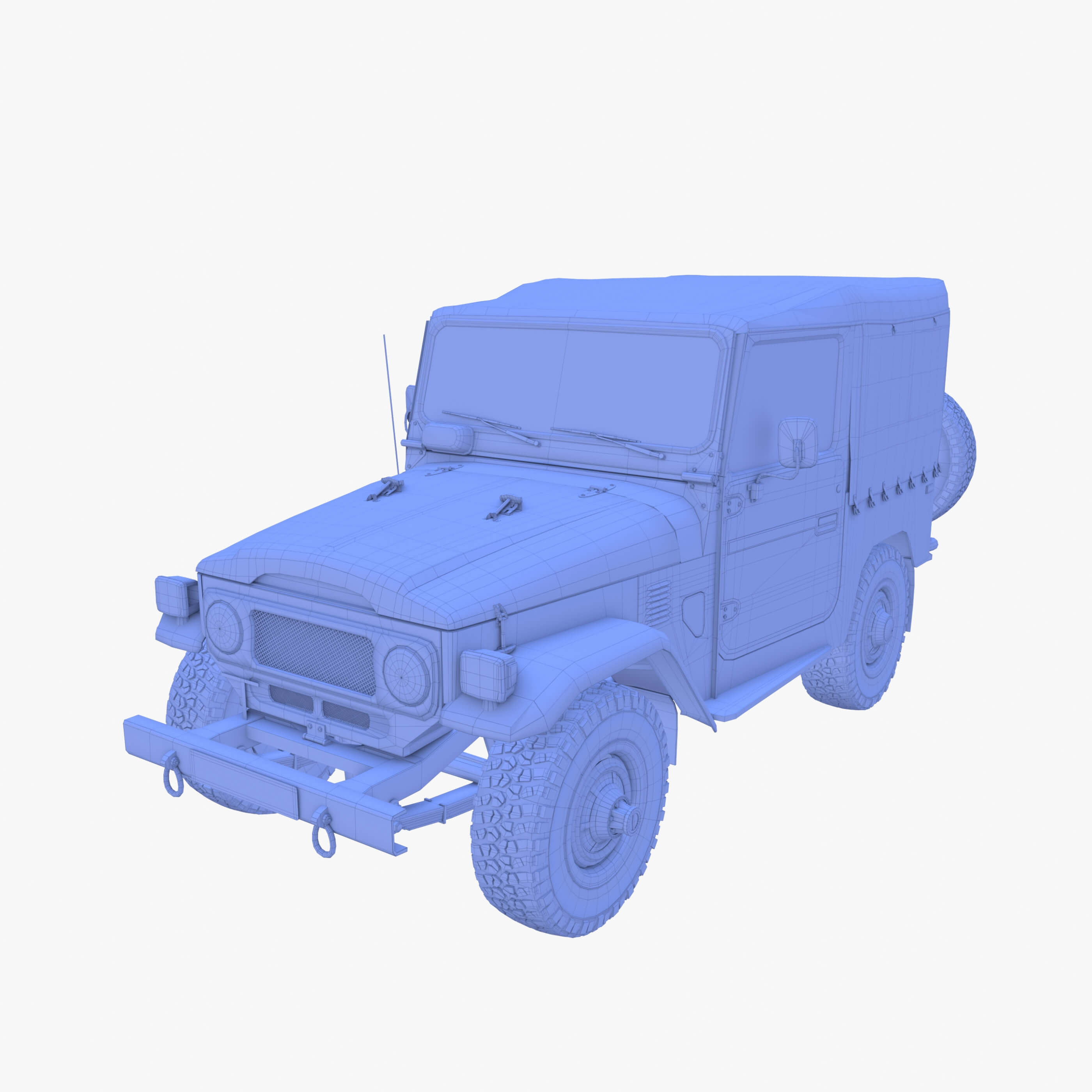 Generic 4x4 Car V2 - 3D Model by dragosburian