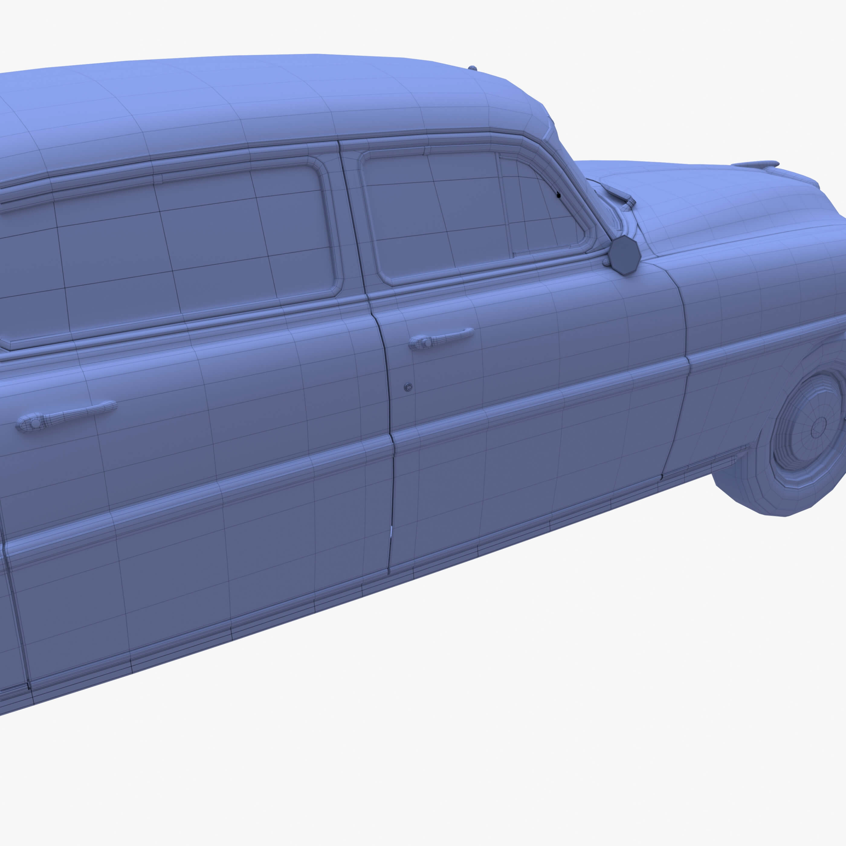 Generic 50S Sedan - 3D Model by dragosburian