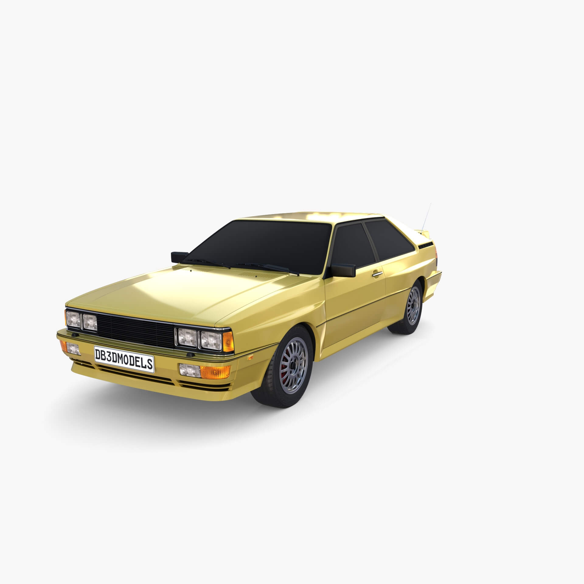 Generic 80s Coupe - 3D Model by dragosburian