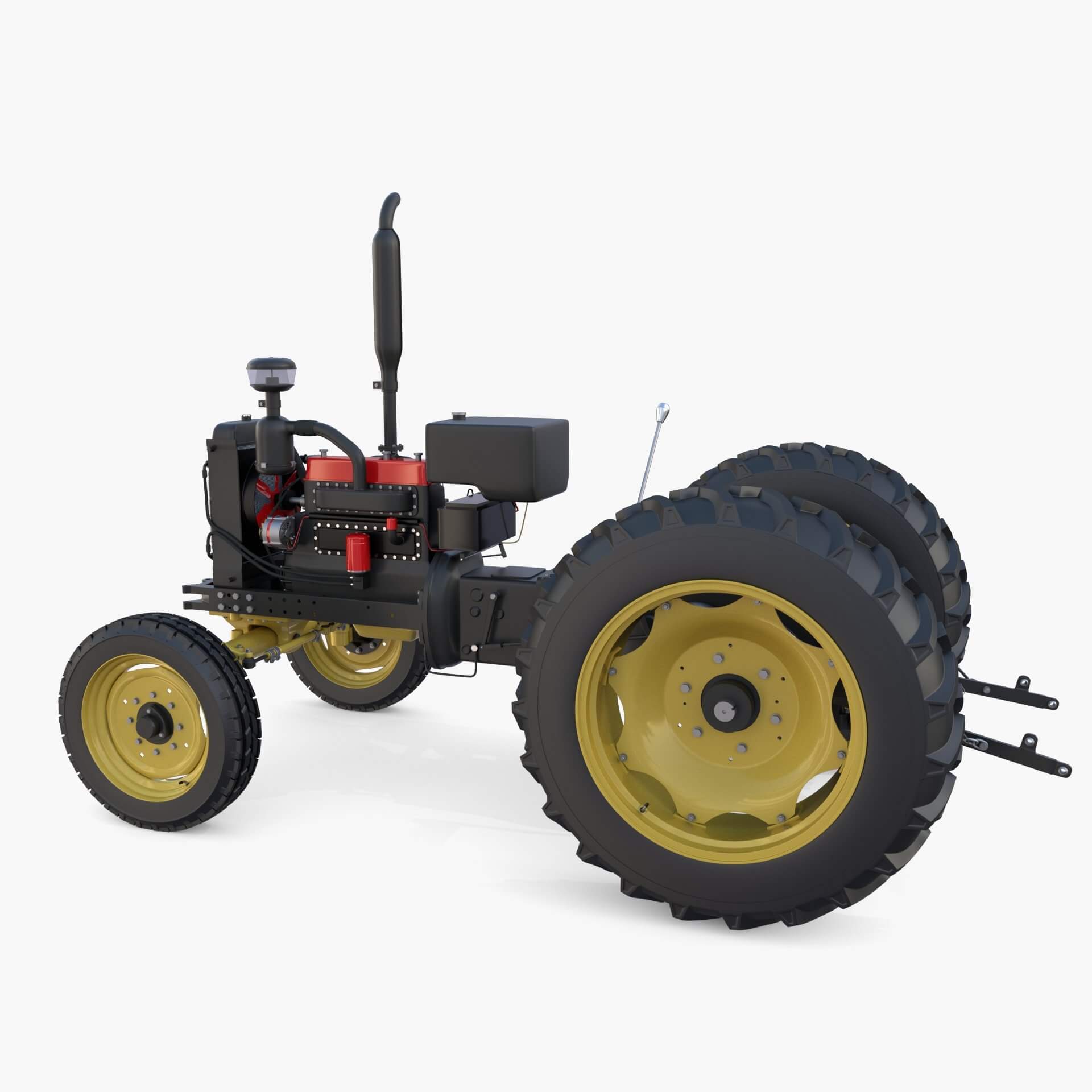Generic Tractor V2 - 3D Model by dragosburian