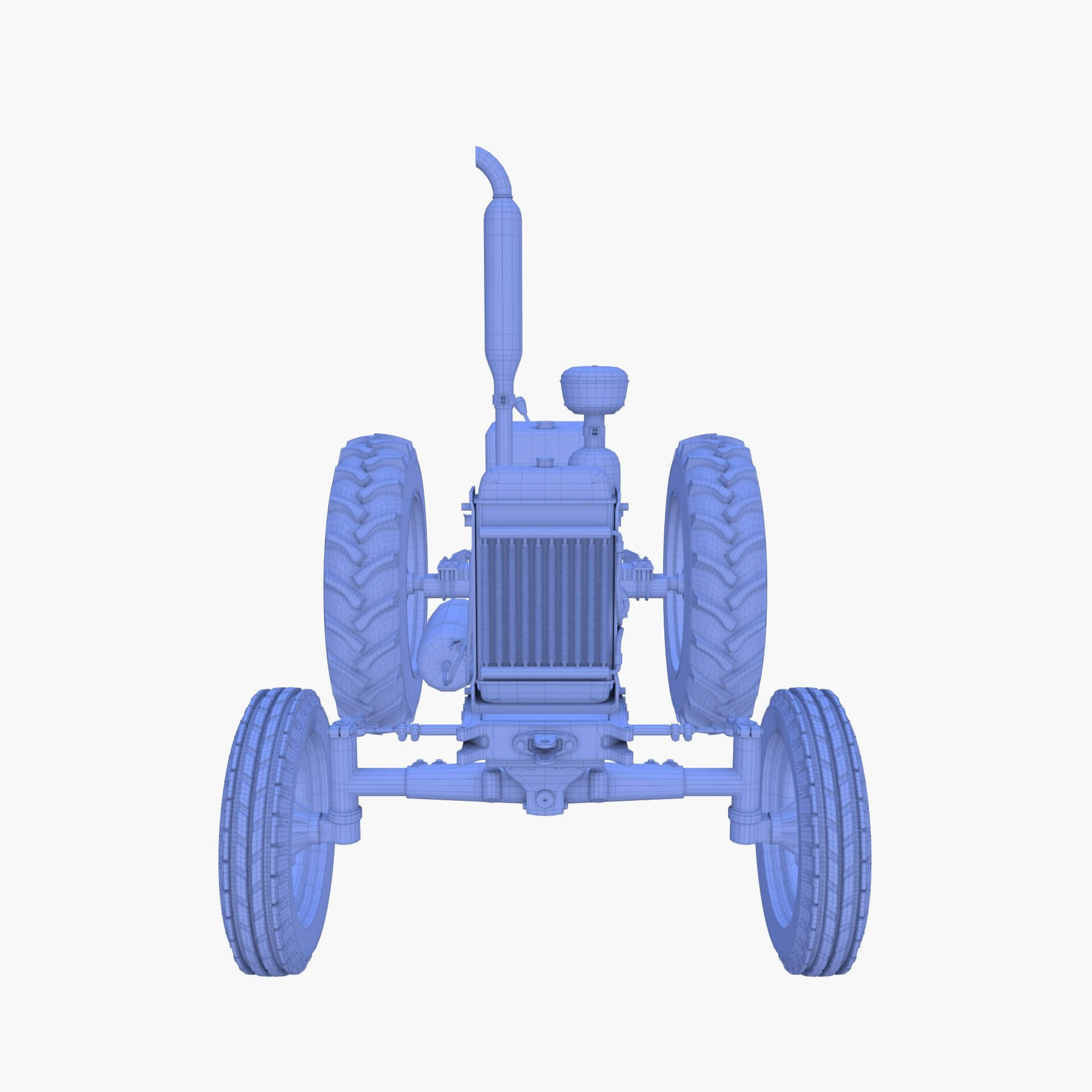 Generic Tractor V2 - 3D Model by dragosburian