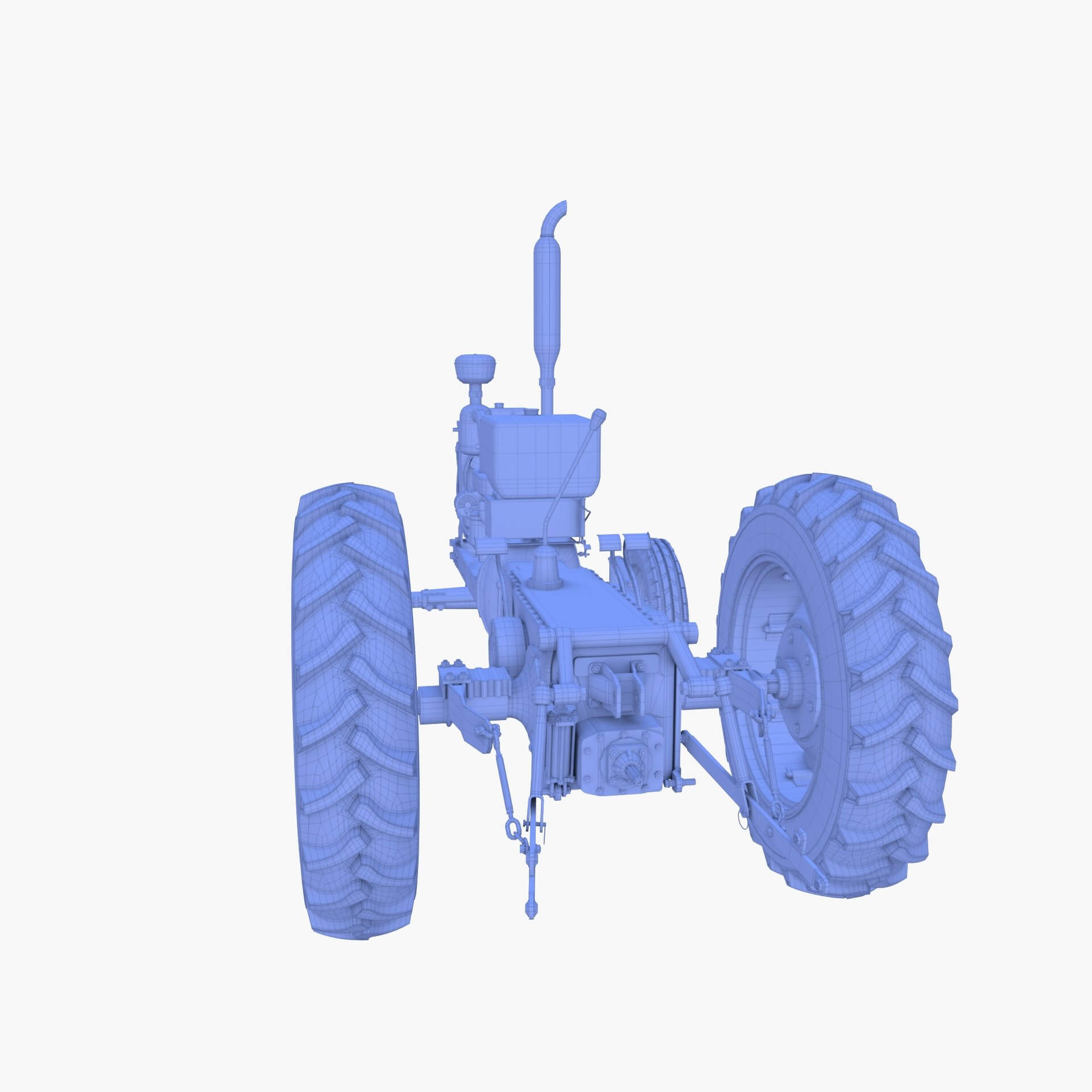 Generic Tractor V2 - 3D Model by dragosburian