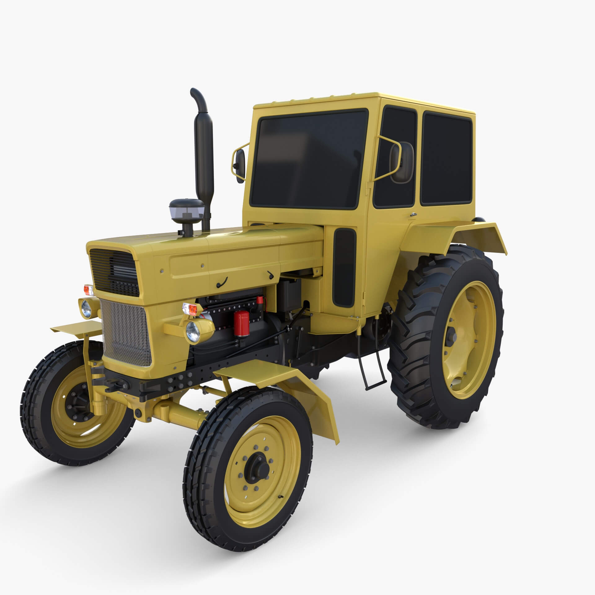 Generic Tractor V3 - 3D Model by dragosburian