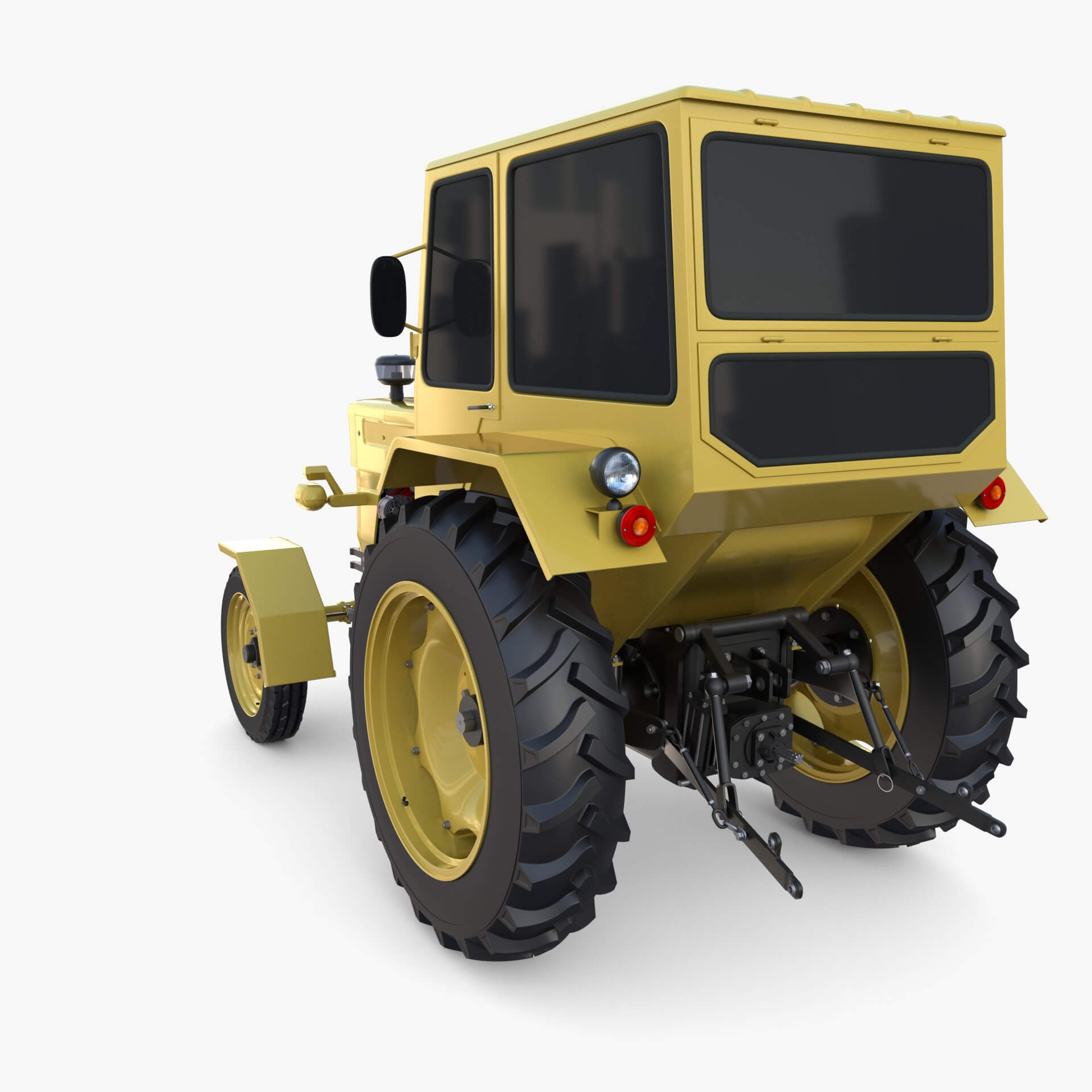 Generic Tractor V3 - 3D Model by dragosburian