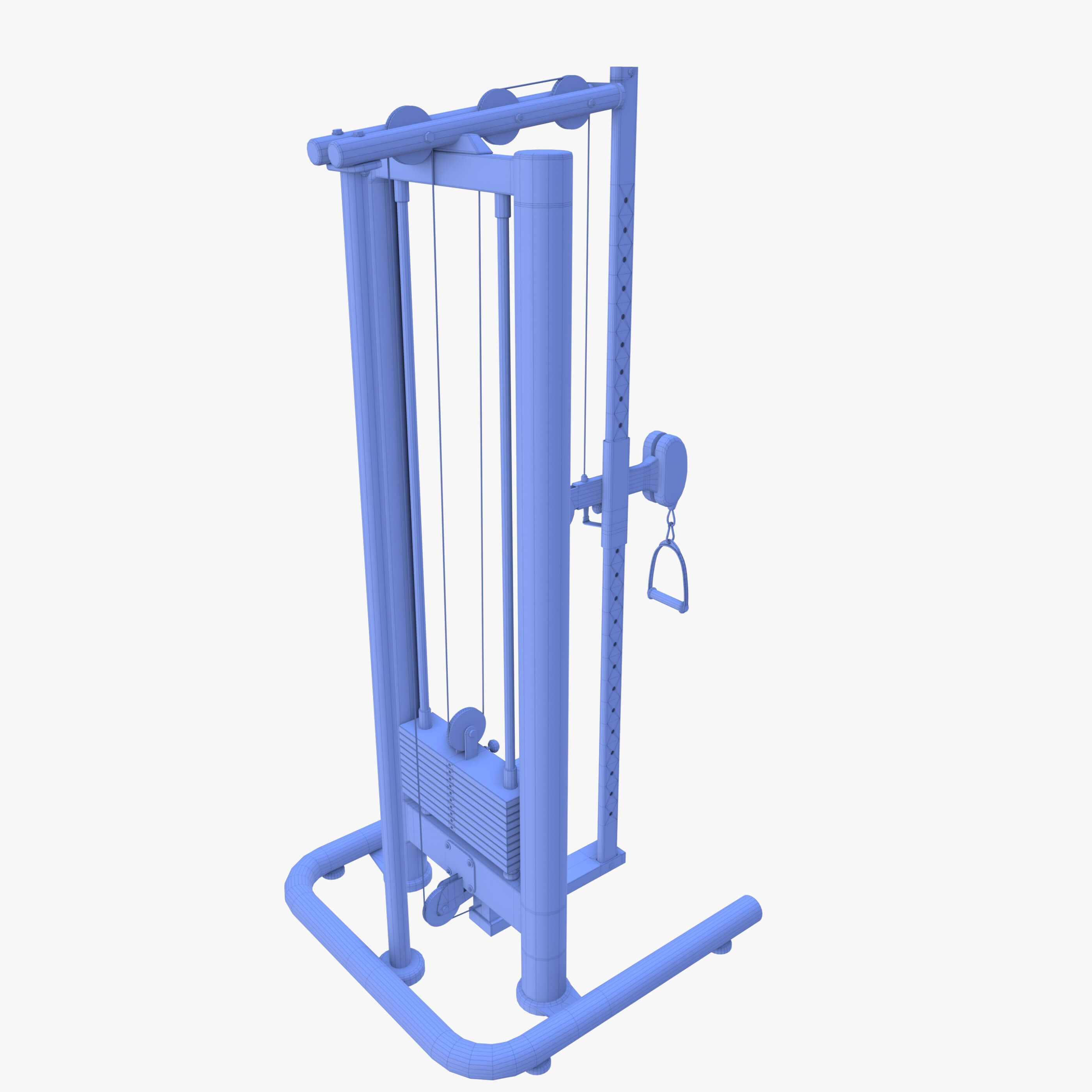 High Low Pulley - 3D Model by dragosburian