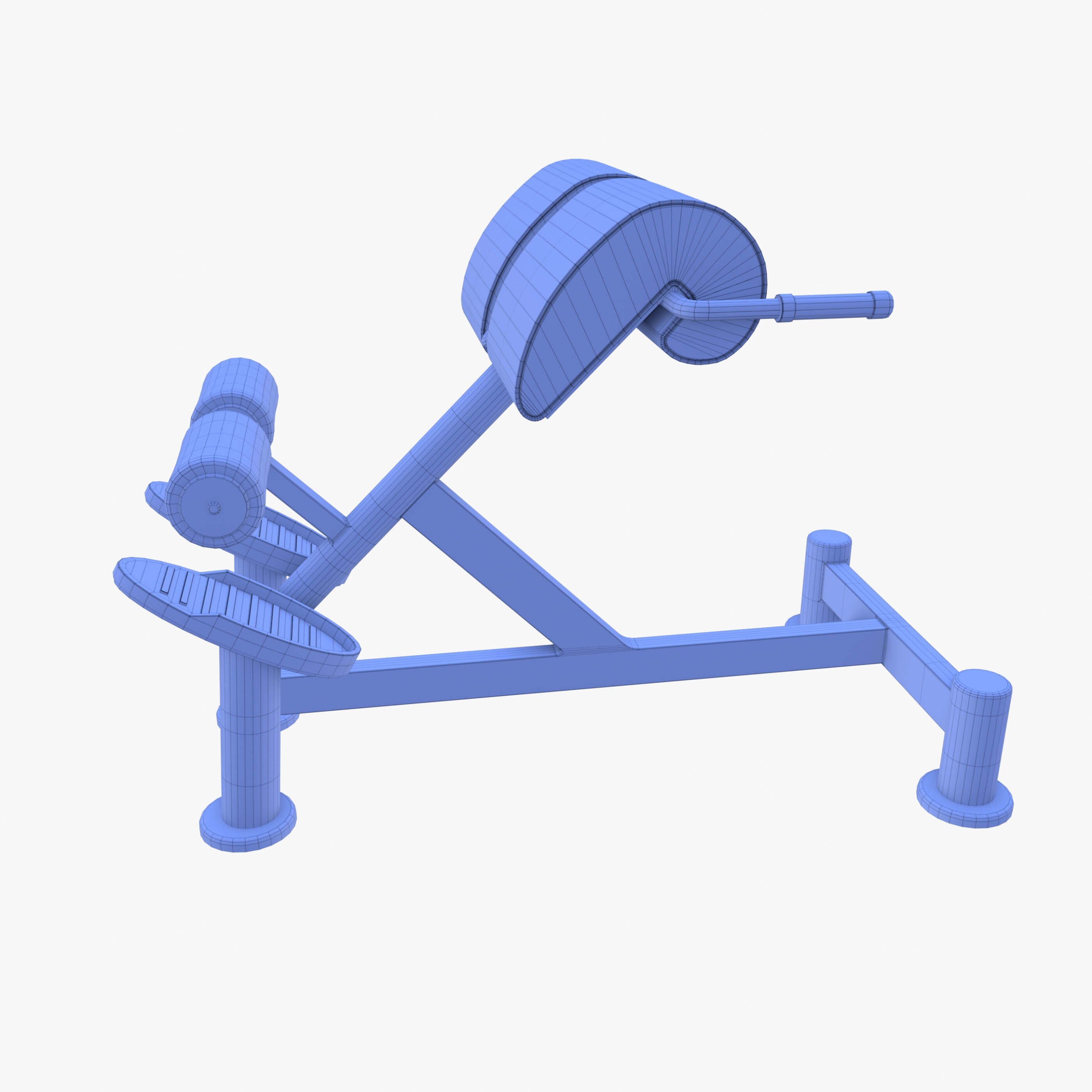 Hyperextension Bench - 3D Model by dragosburian