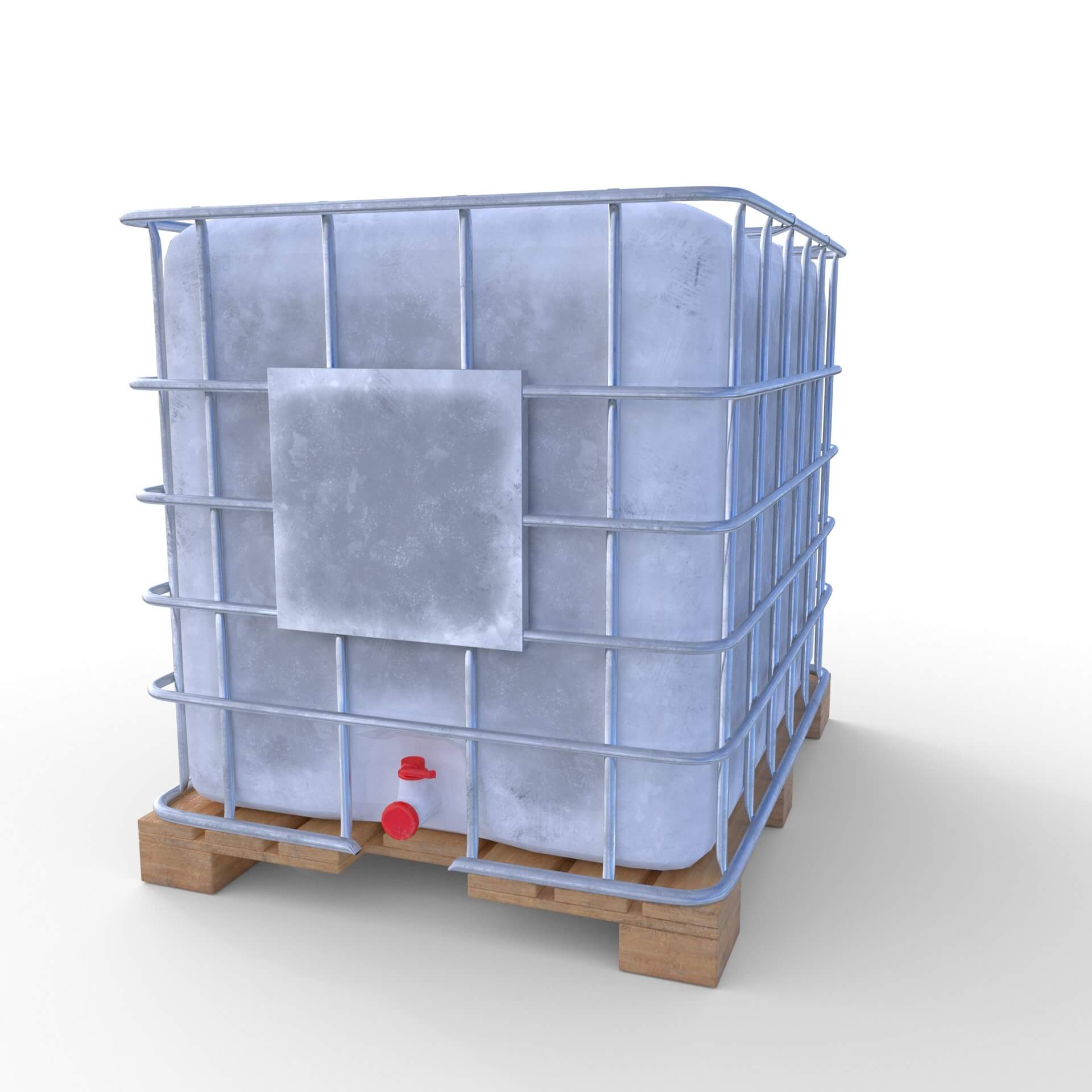 IBC Container 3 - 3D Model by dragosburian