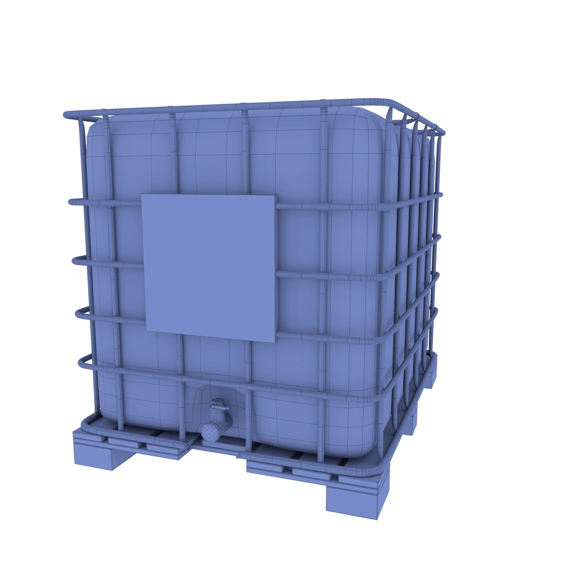 IBC Container 3 - 3D Model by dragosburian