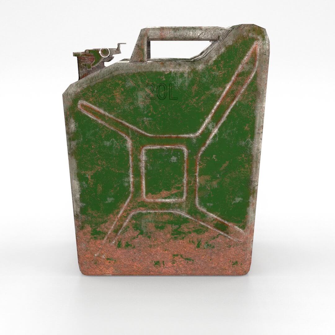 Jerry Can Weathered - 3D Model by dragosburian