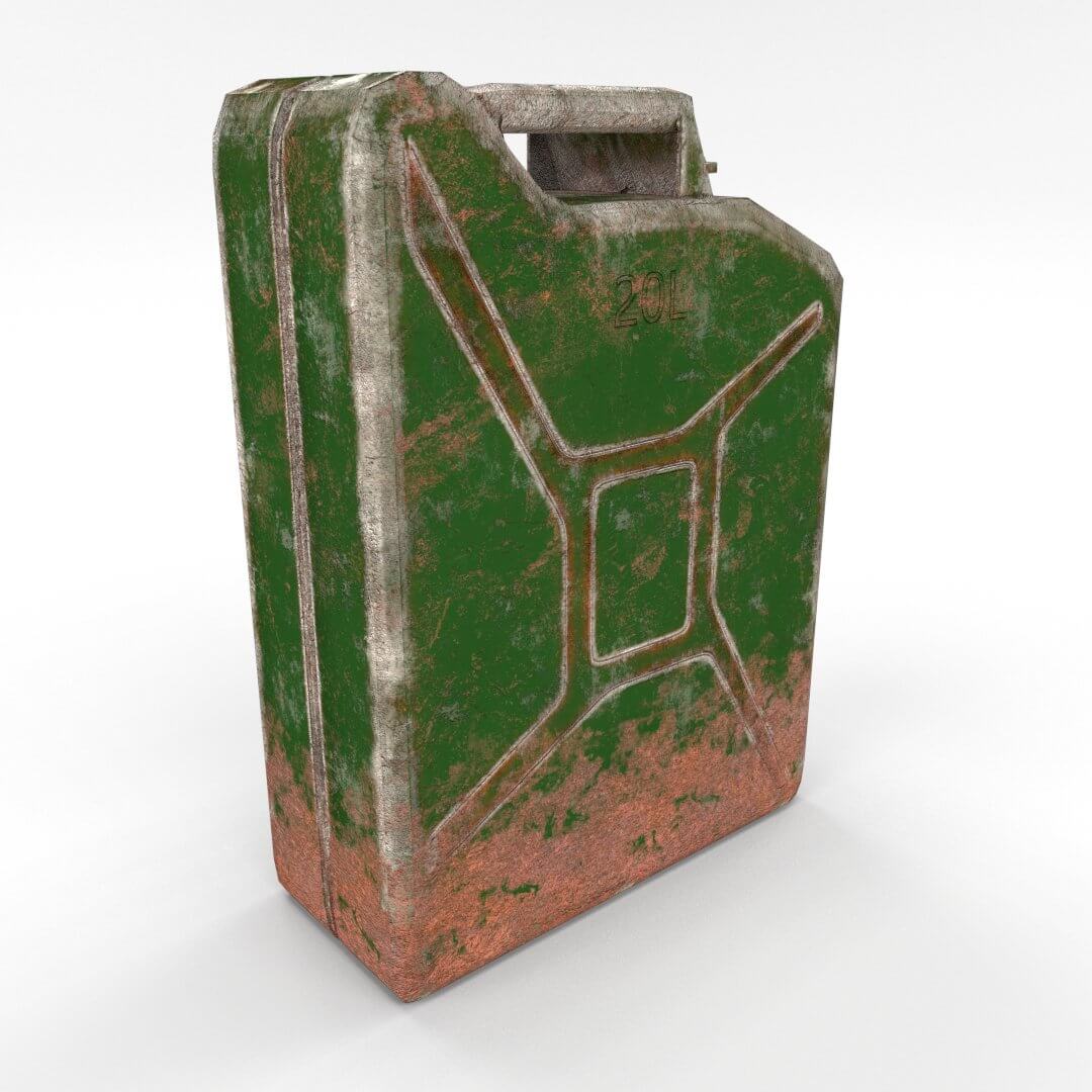 Jerry Can Weathered - 3D Model by dragosburian
