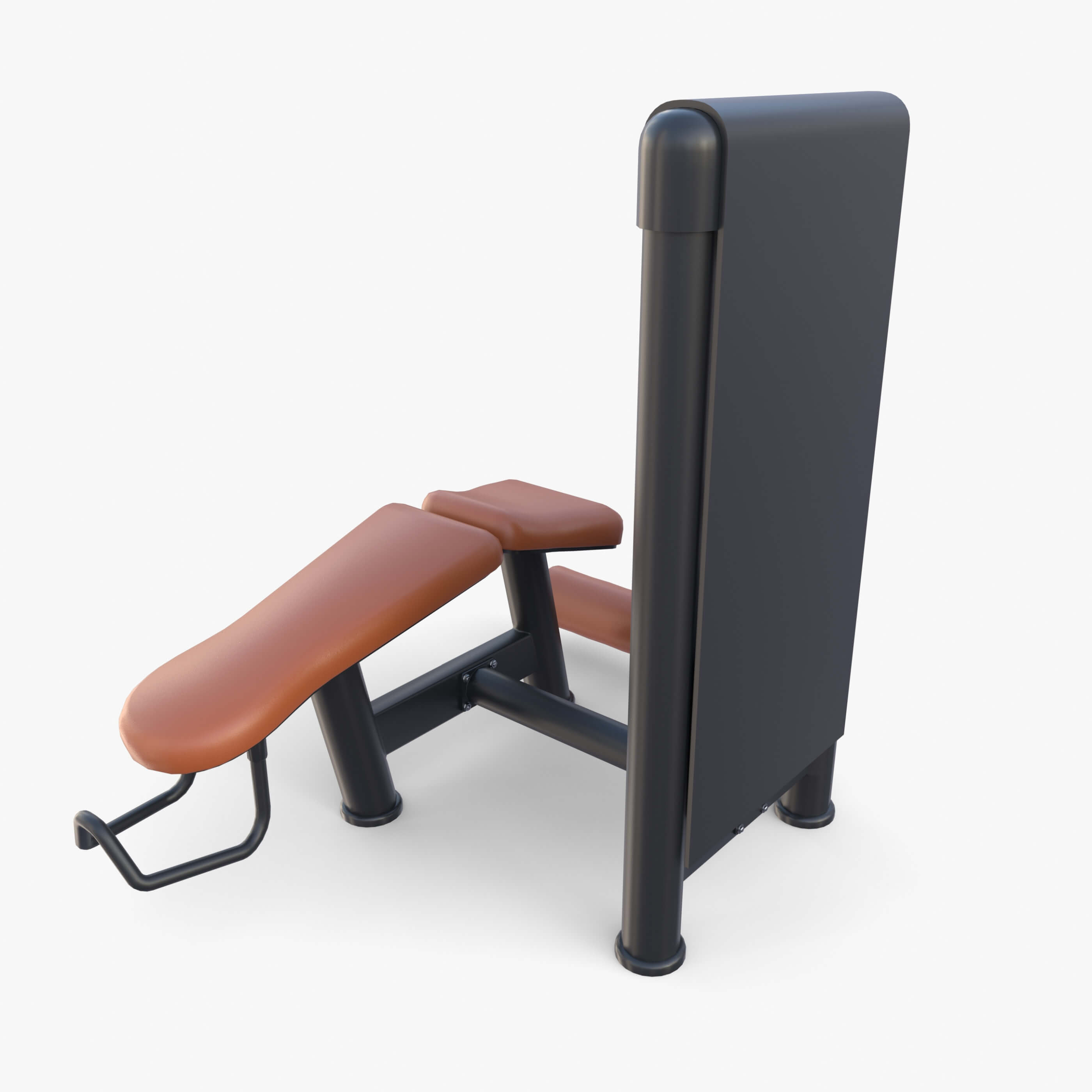 Leg Curl Machine - 3D Model by dragosburian