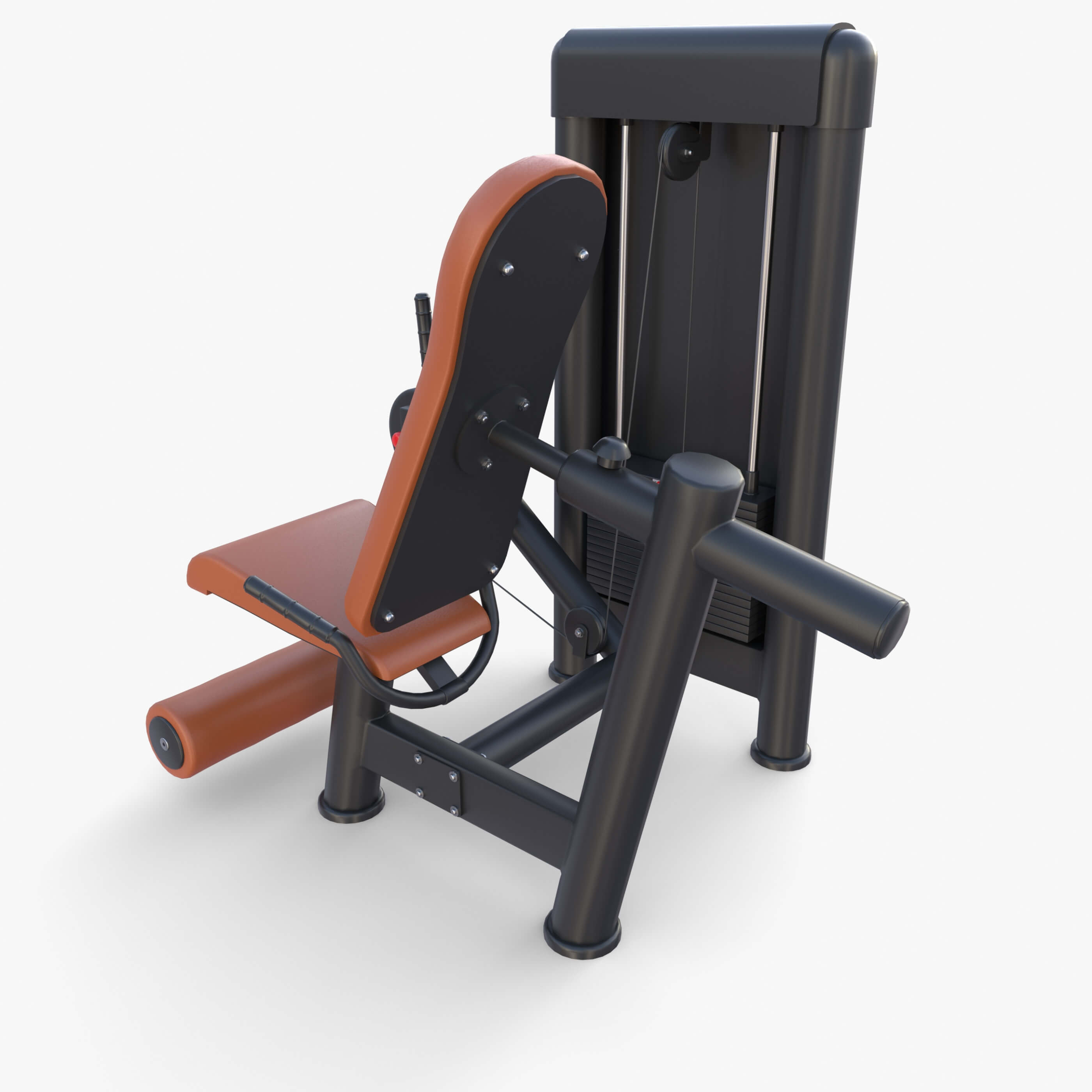 Leg Extension Machine - 3D Model by dragosburian
