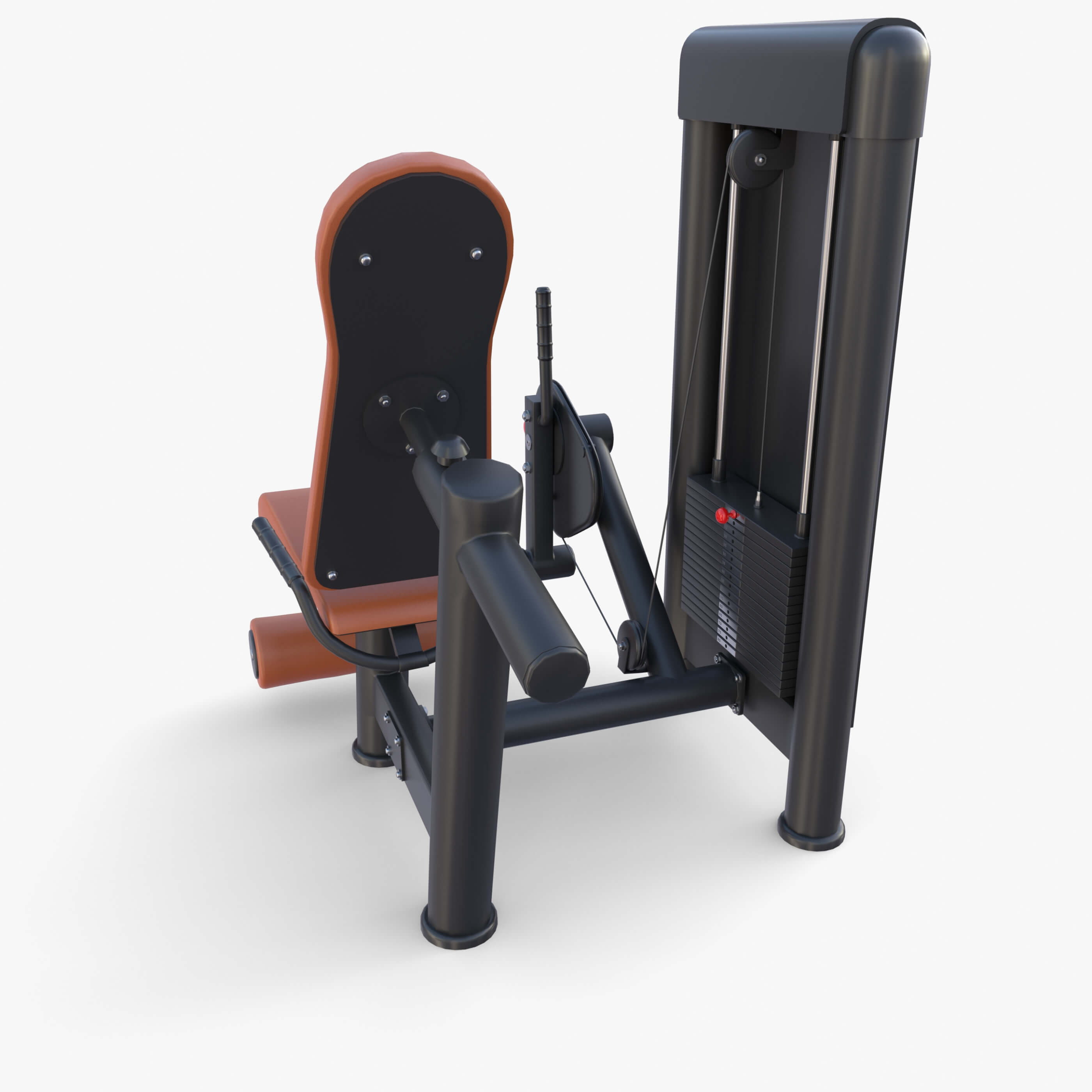 Leg Extension Machine - 3D Model by dragosburian