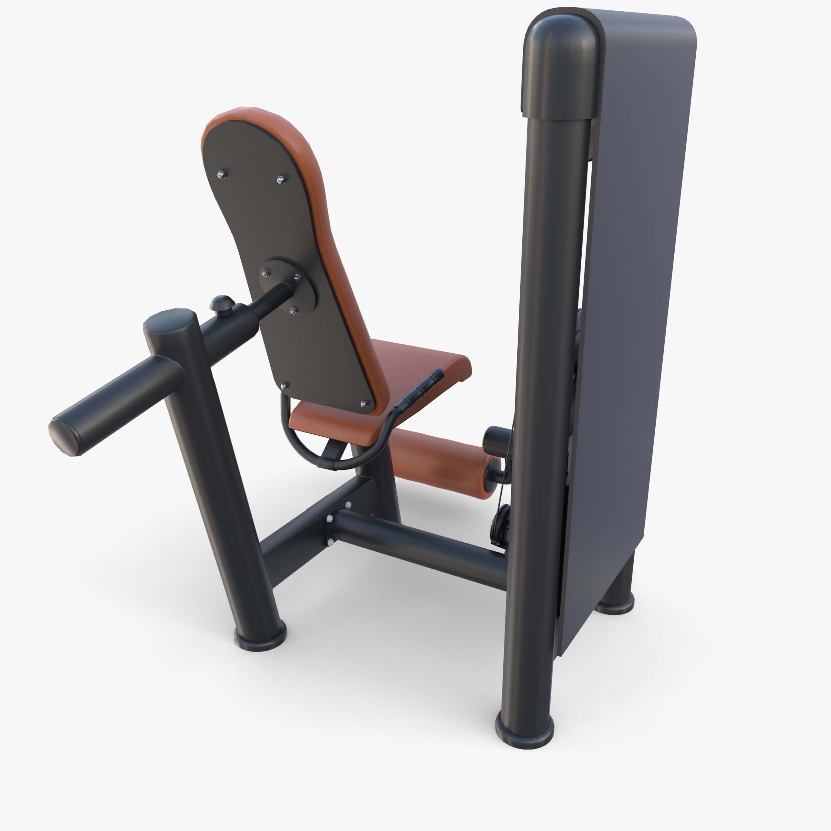 Leg Extension Machine - 3D Model by dragosburian