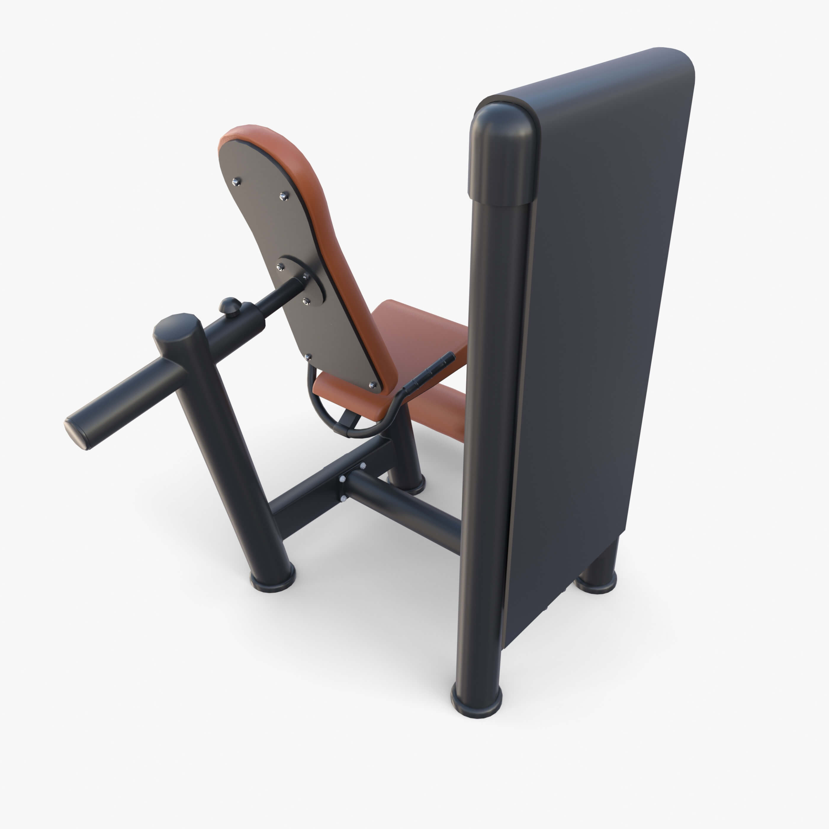 Leg Extension Machine - 3D Model by dragosburian