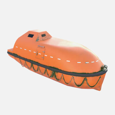 Life Boat V1 - 3D Model by dragosburian