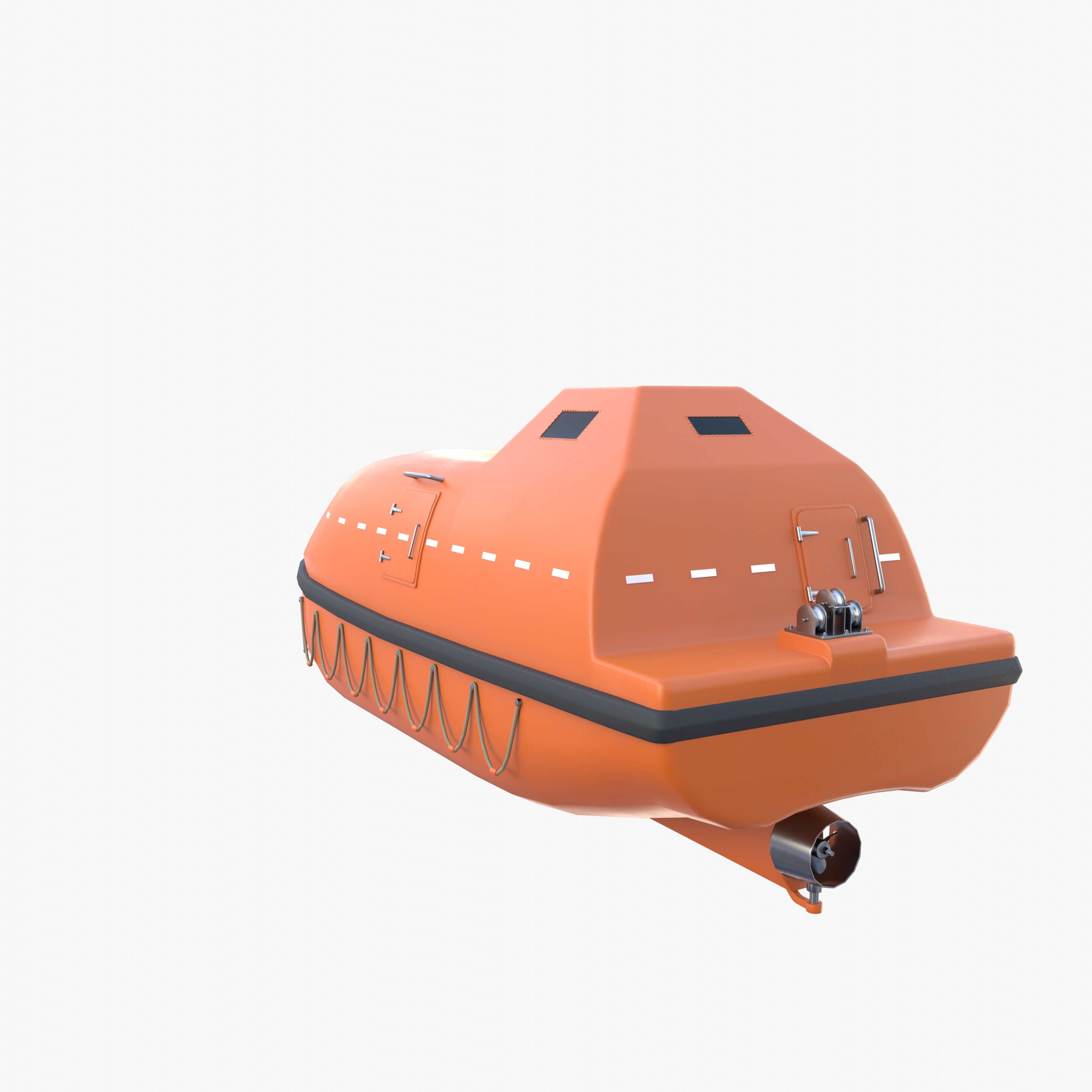 Life Boat V2 - 3D Model by dragosburian