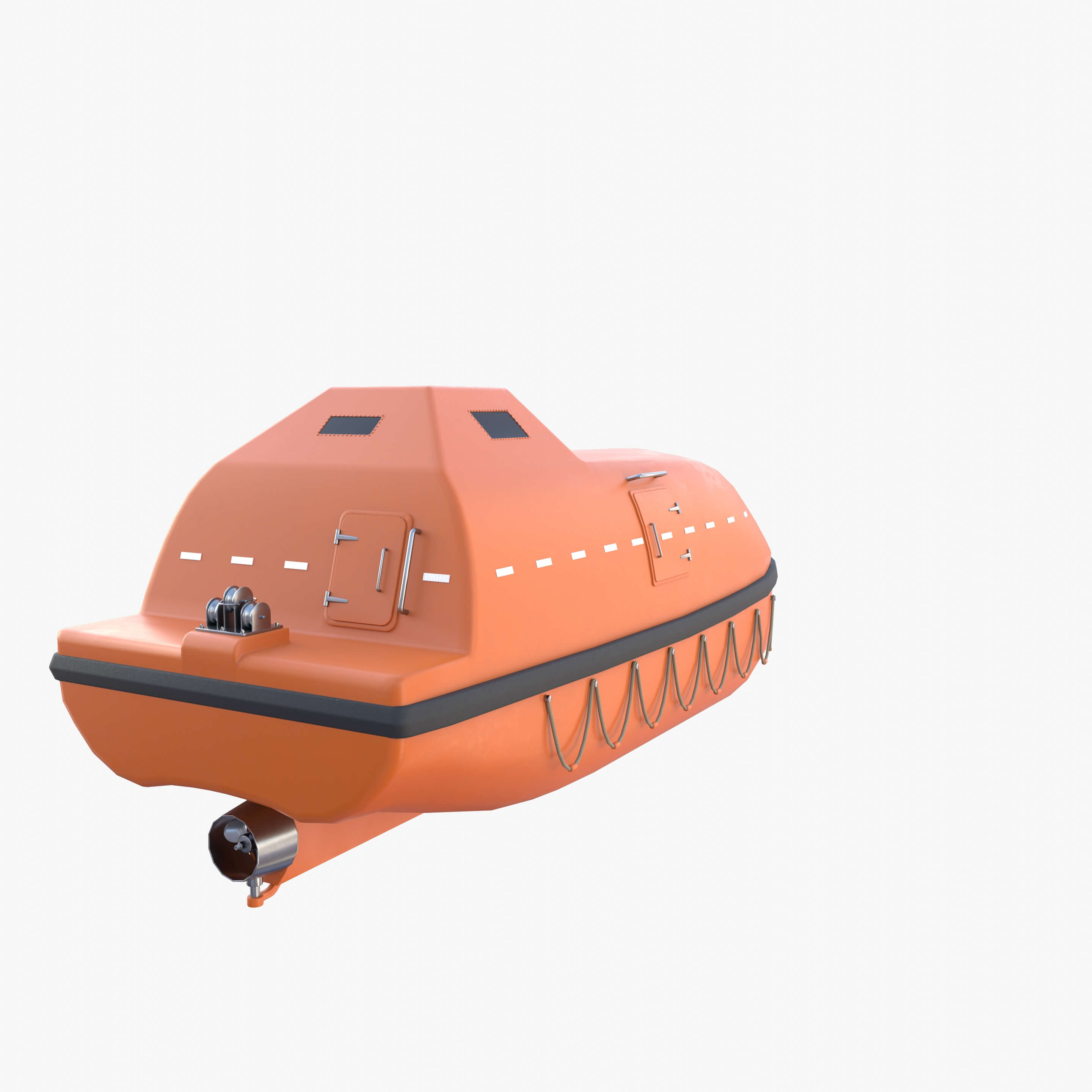 Life Boat V2 - 3D Model by dragosburian